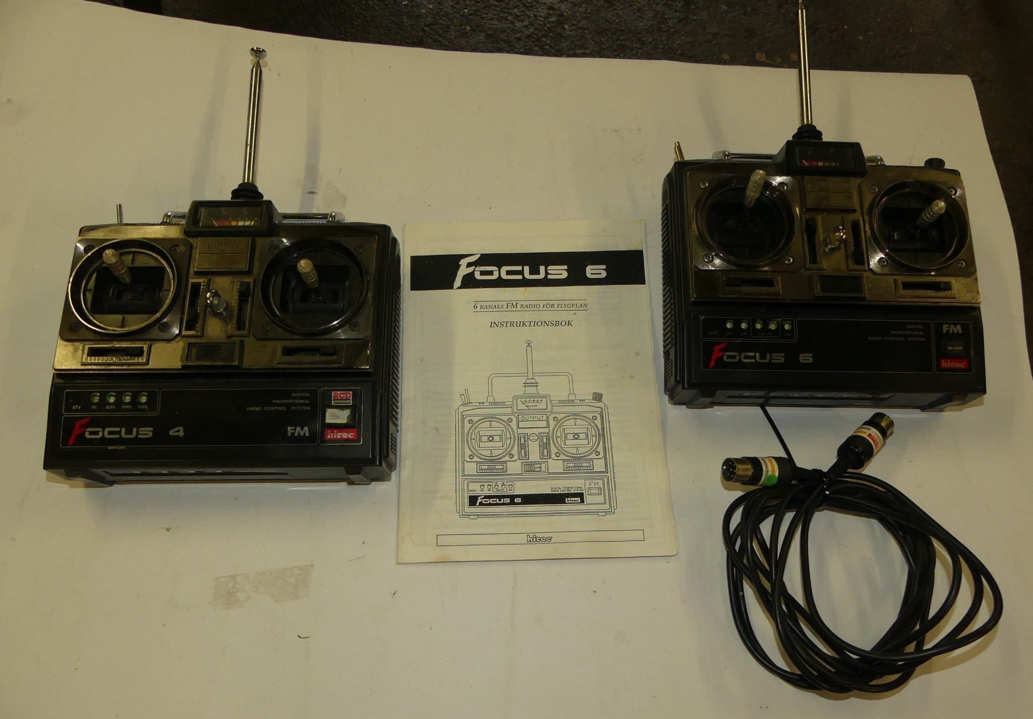 Hitec Focus 4 och 6 FM Digital Proportional Rad.. | Köp på Tradera ...