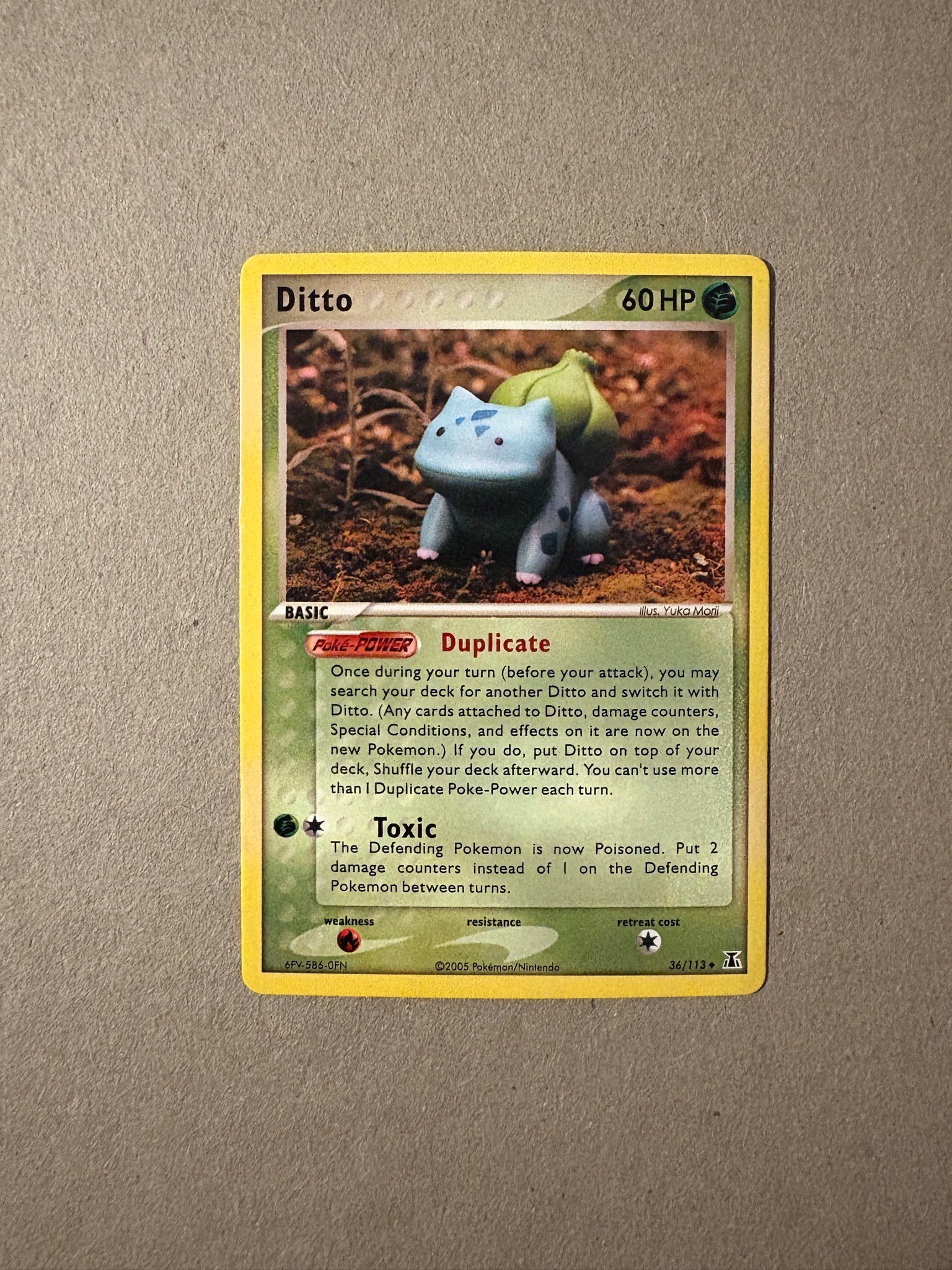 Se produkter som liknar Ditto (Bulbasaur) #36 Pokemon.. på Tradera ...