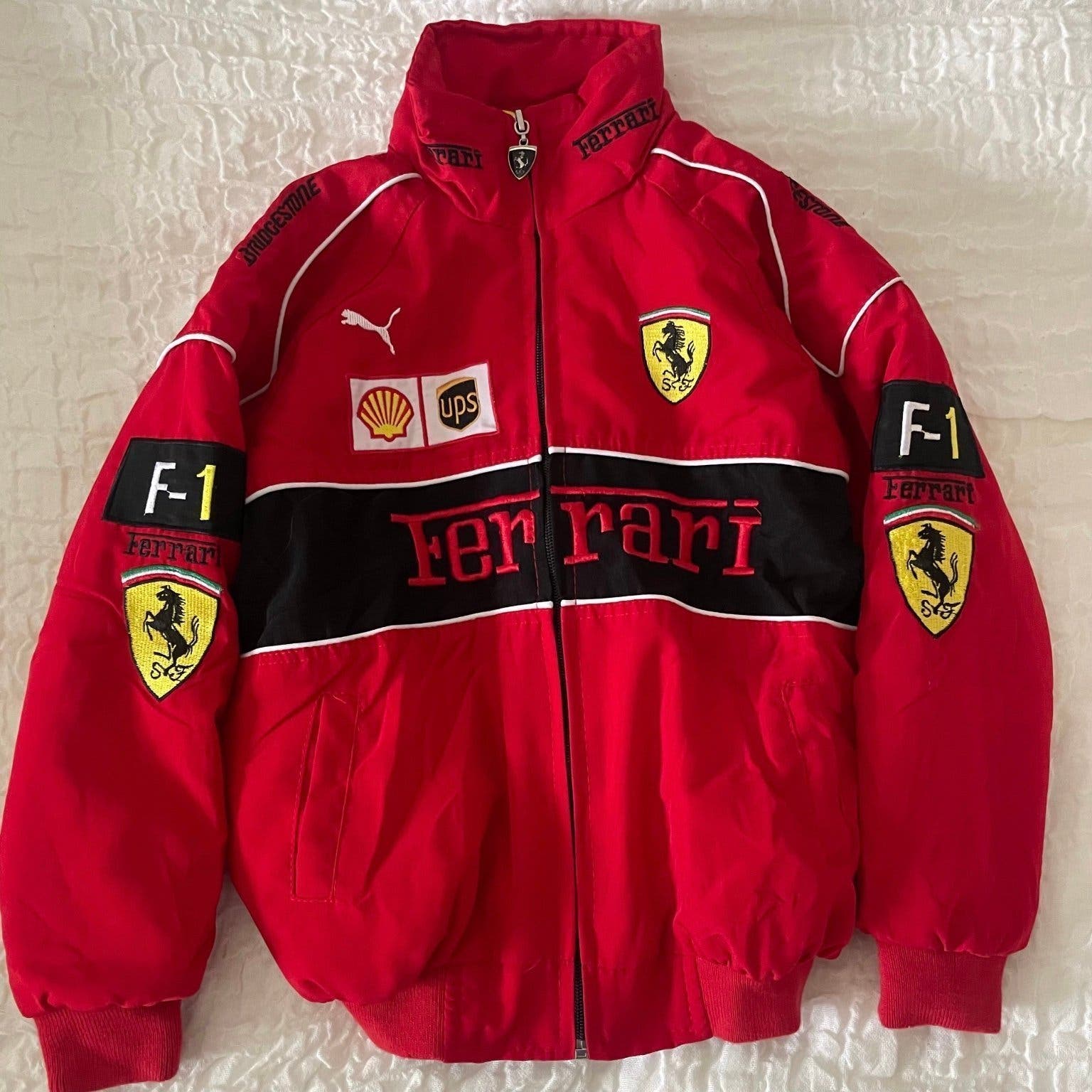 Ferrari racing nascar jacket vintage 90s formel.. | Köp på Tradera ...