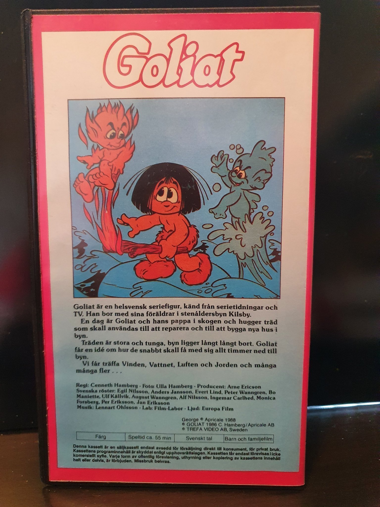 Goliat (1986) Trefa Video AB (VHS) | Köp på Tradera (591946832)
