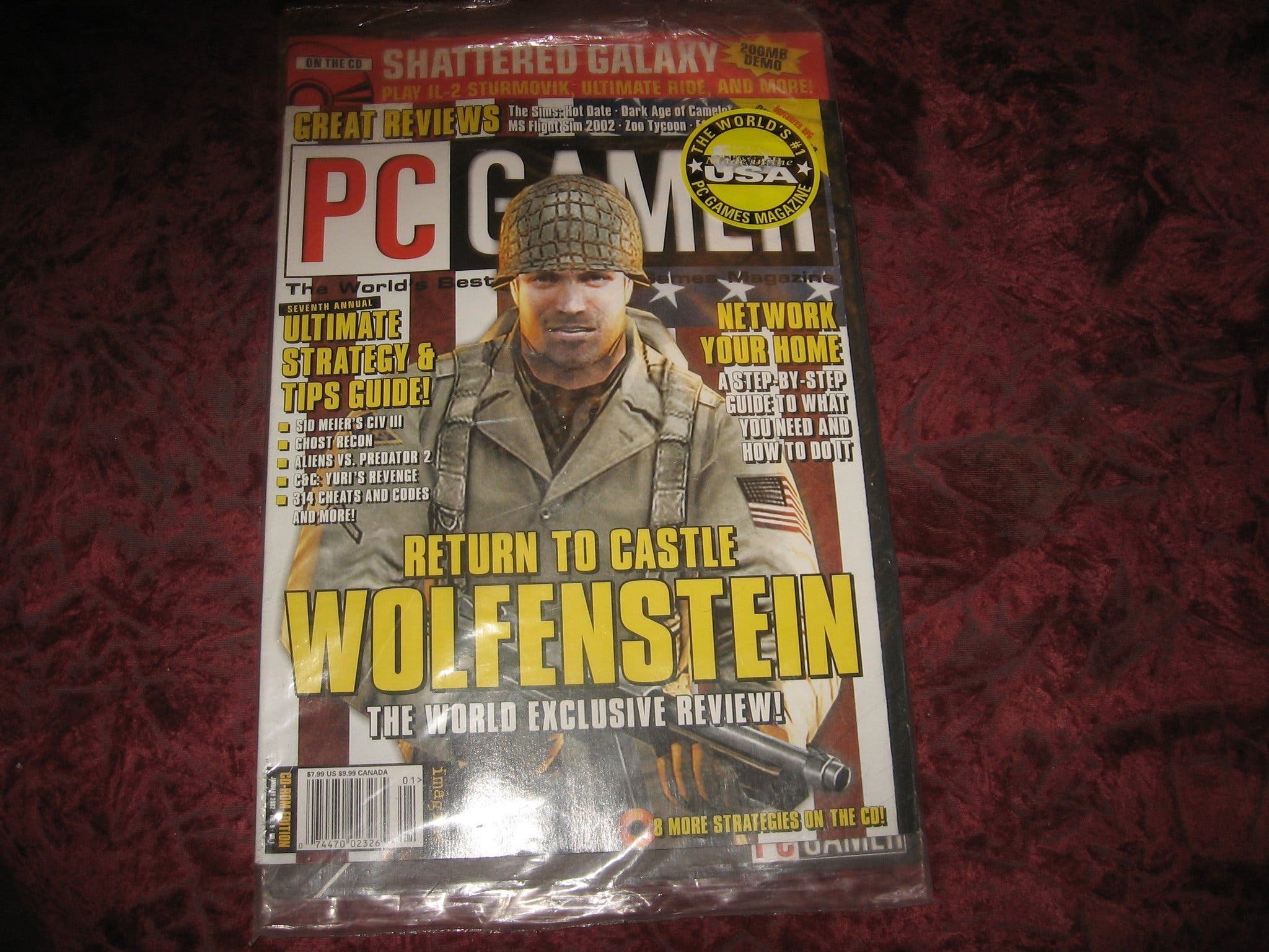 PC GAMER - JANUARI 2002 RETURN TO CASTLE WOLFEN.. | Köp på Tradera ...