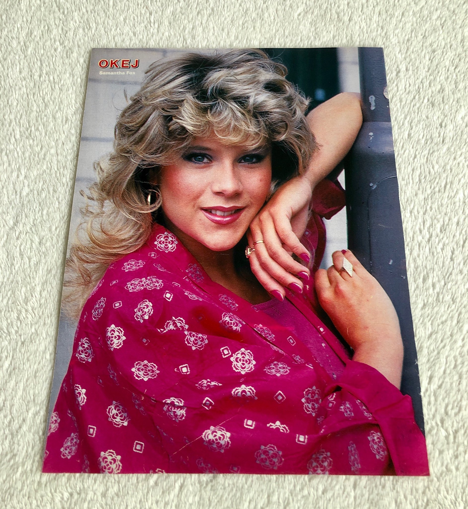 SAMANTHA SAM FOX affisch urklipp poster tidning.. | Köp på Tradera (564224366)