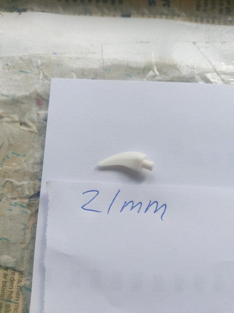 lego vit tand klo horn bete 21 mm | Köp på Tradera (590510132)