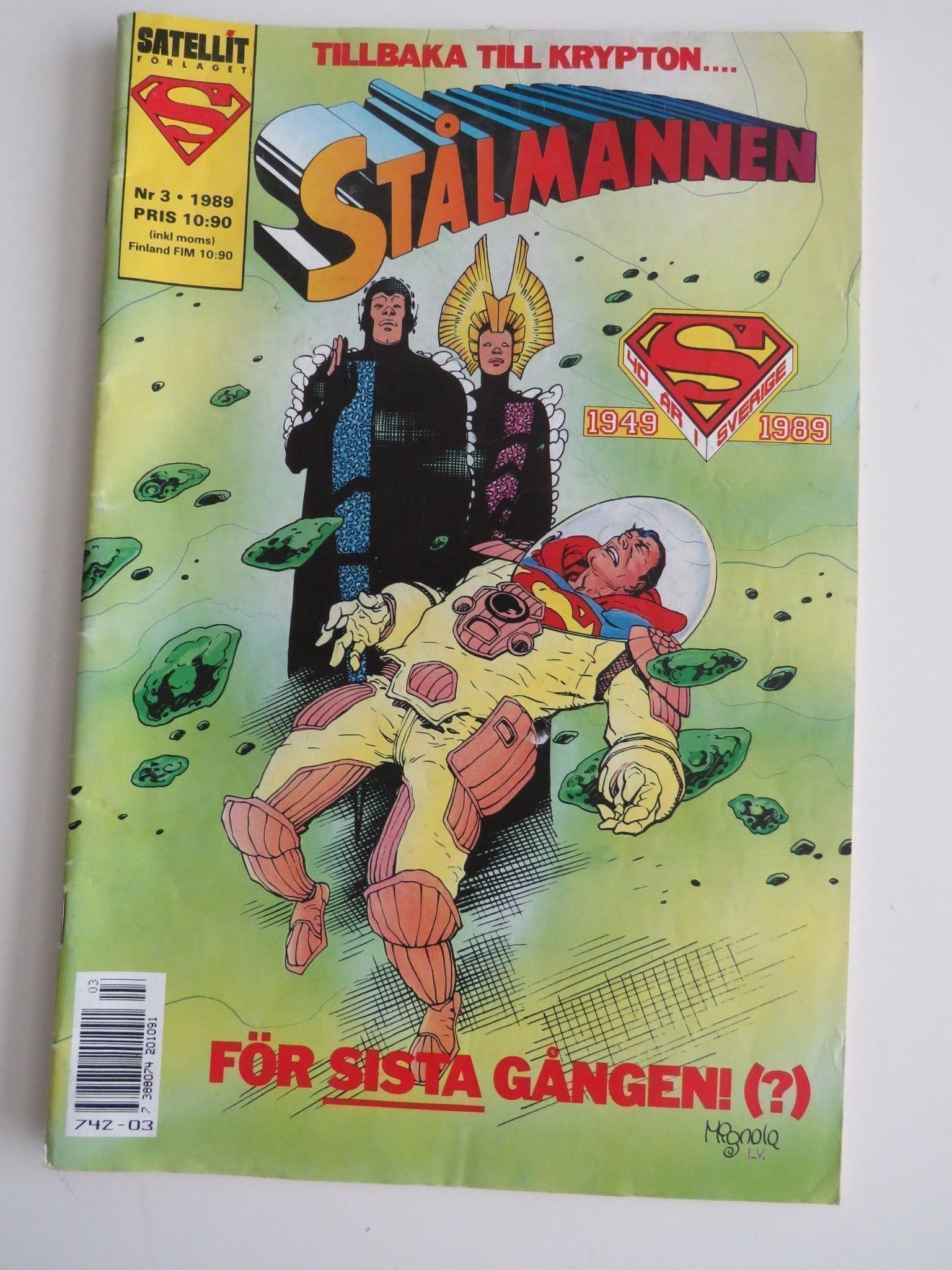 STÅLMANNEN NR. 3 -89 -ALBUM / SERIETIDNING - BR.. | Köp på Tradera ...
