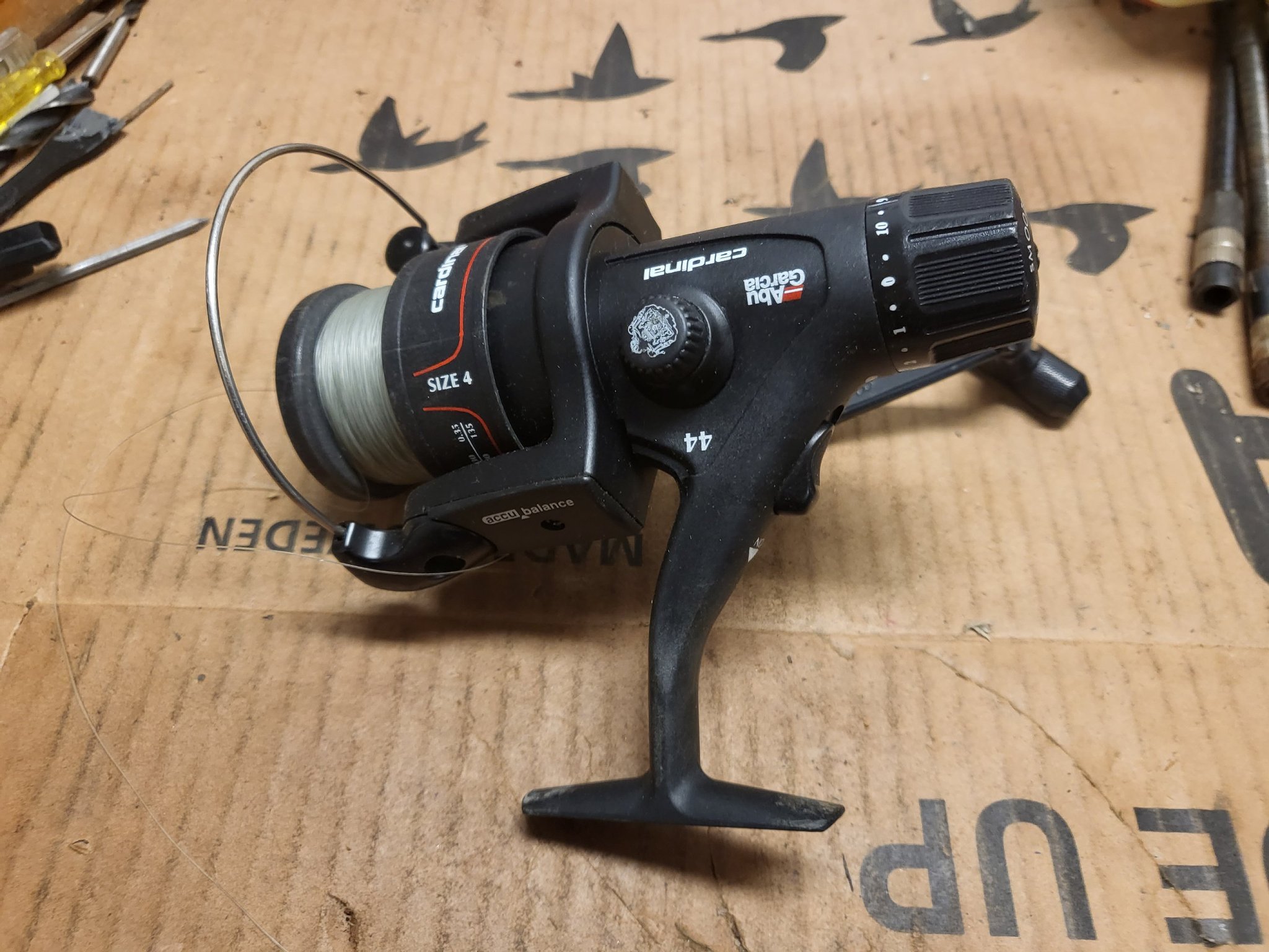 Haspelrulle ABU Garcia Cardinal 44 med extra sp.. | Köp på Tradera ...