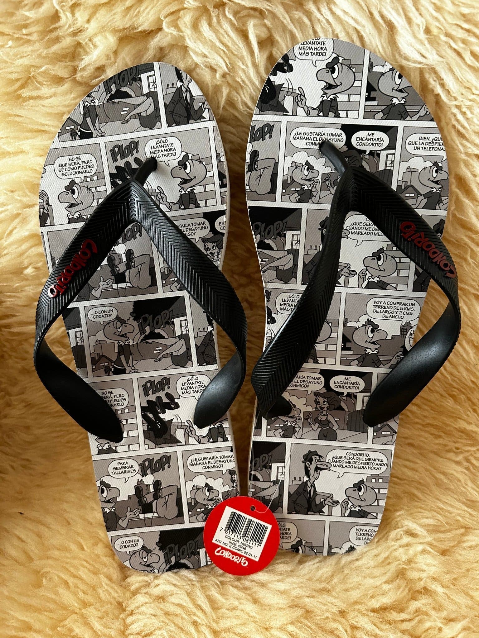 Se produkter som liknar Condorito Flip Flops Vita med.. på Tradera ...