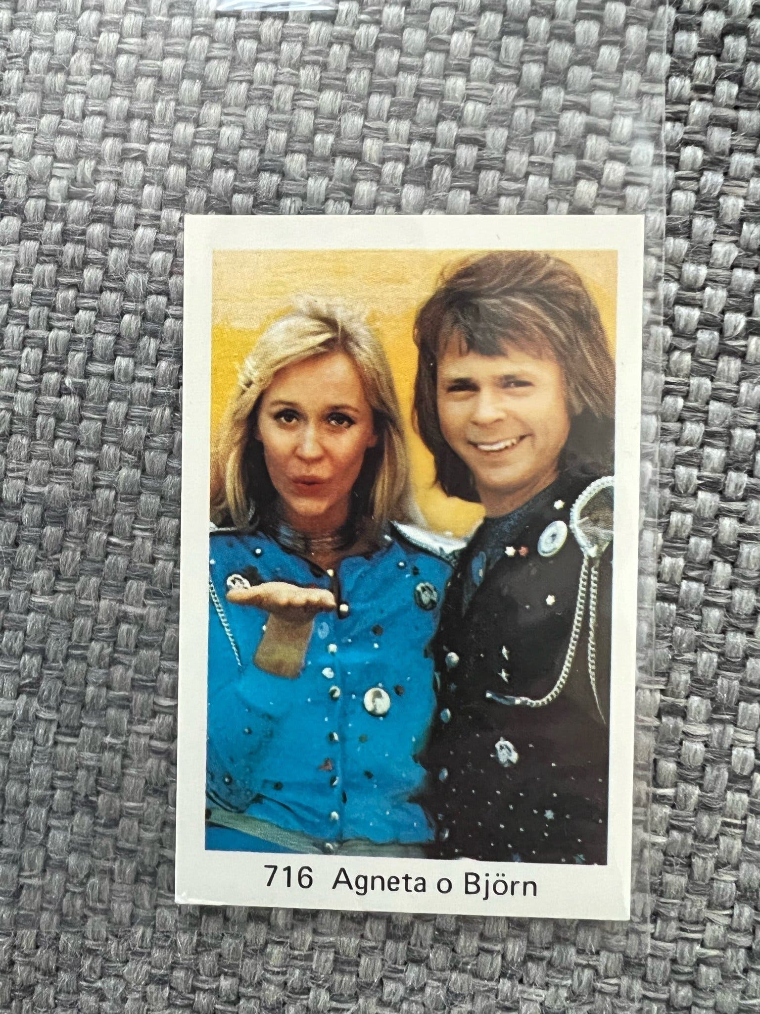 Vintage ABBA Björn, Agneta Samlarbild, Samlarob.. | Köp på Tradera ...