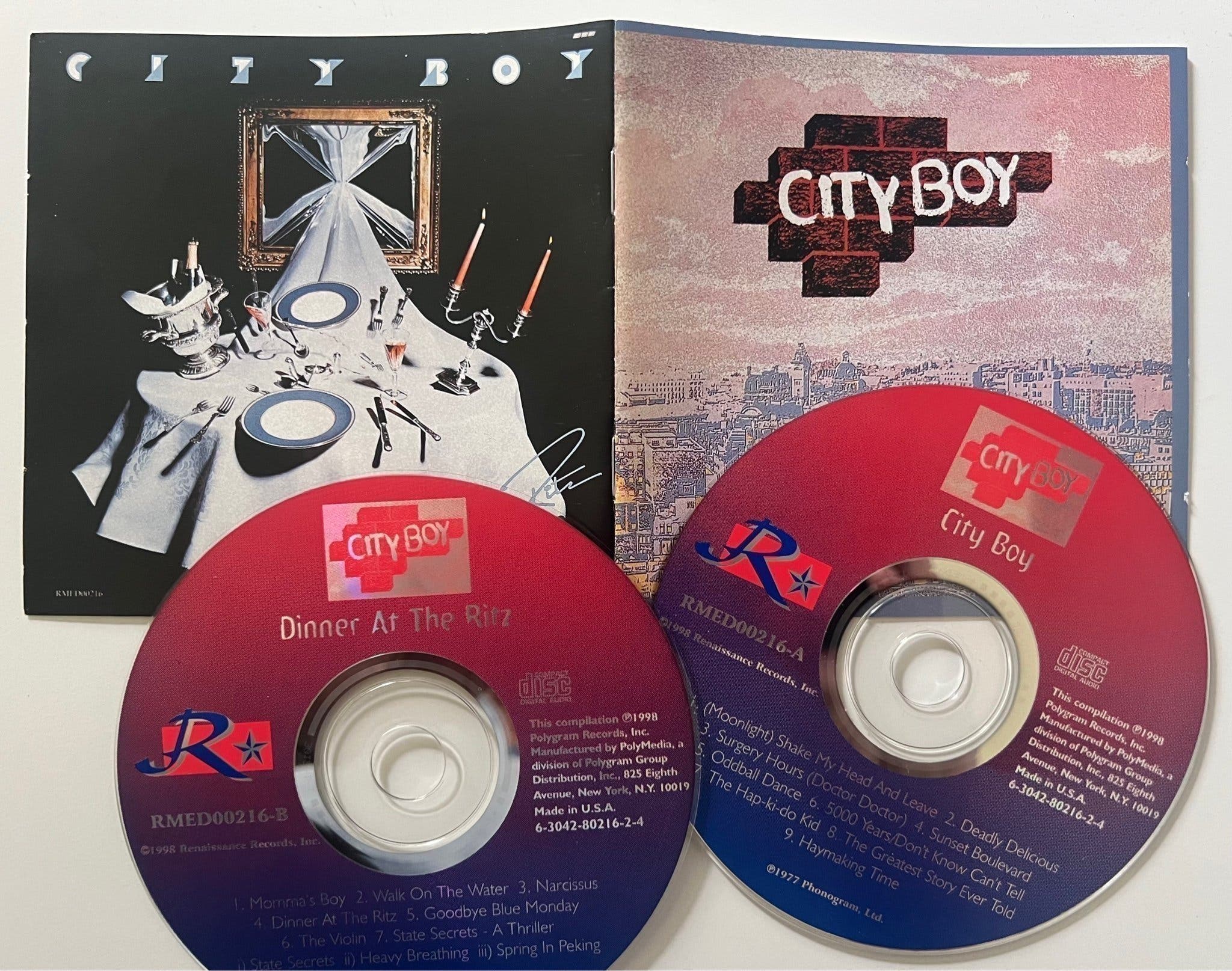 2X City Boy CD : City Boy -1 + Dinner at the Ritz | Köp på Tradera ...