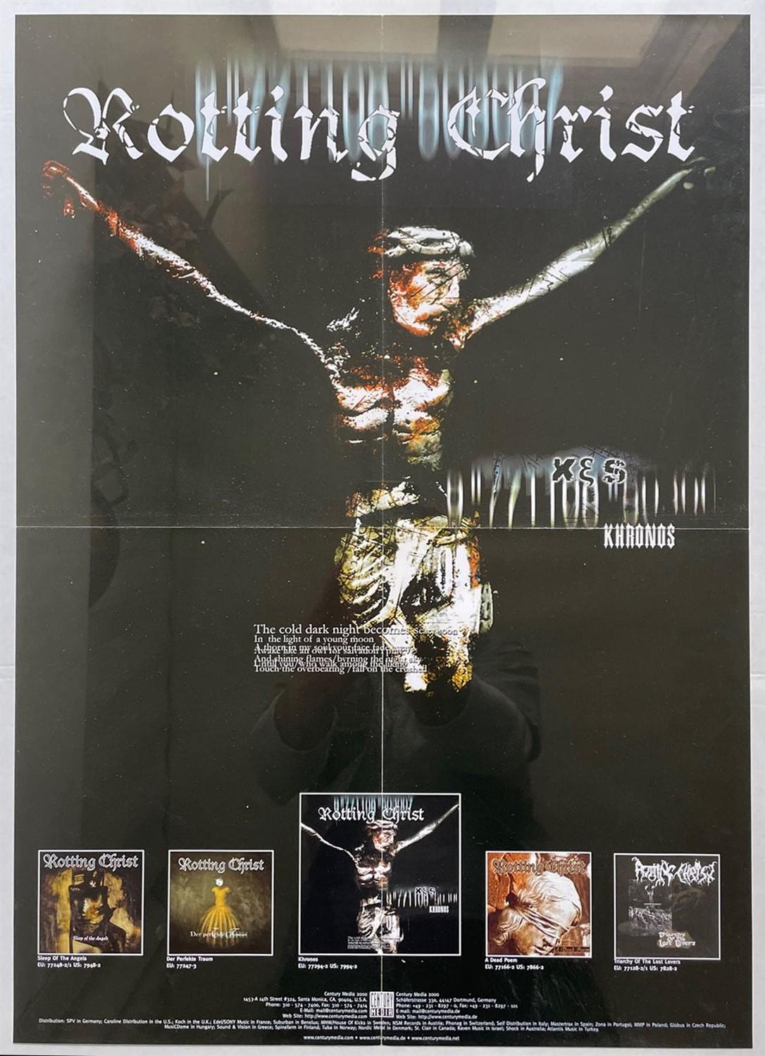 ROTTING CHRIST 'Khronos' German promo poster | Köp på Tradera (538109521)