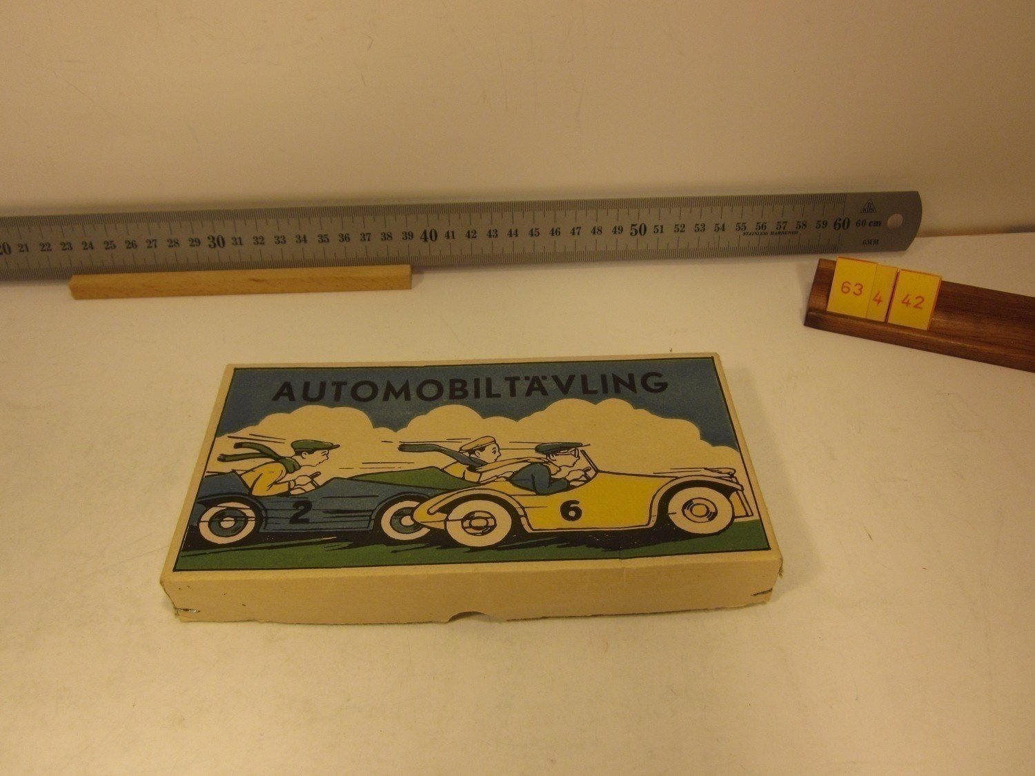 Automobiltävling, gammalt spel, Komplett | Köp på Tradera (701077640)