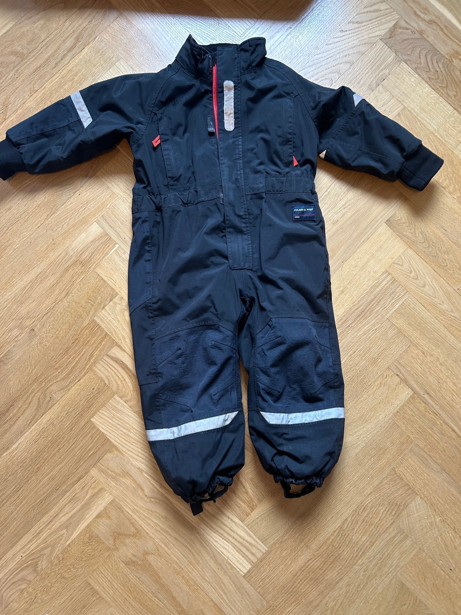 Polarn O. Pyret svart vinteroverall, storlek 98 | Köp på Tradera ...