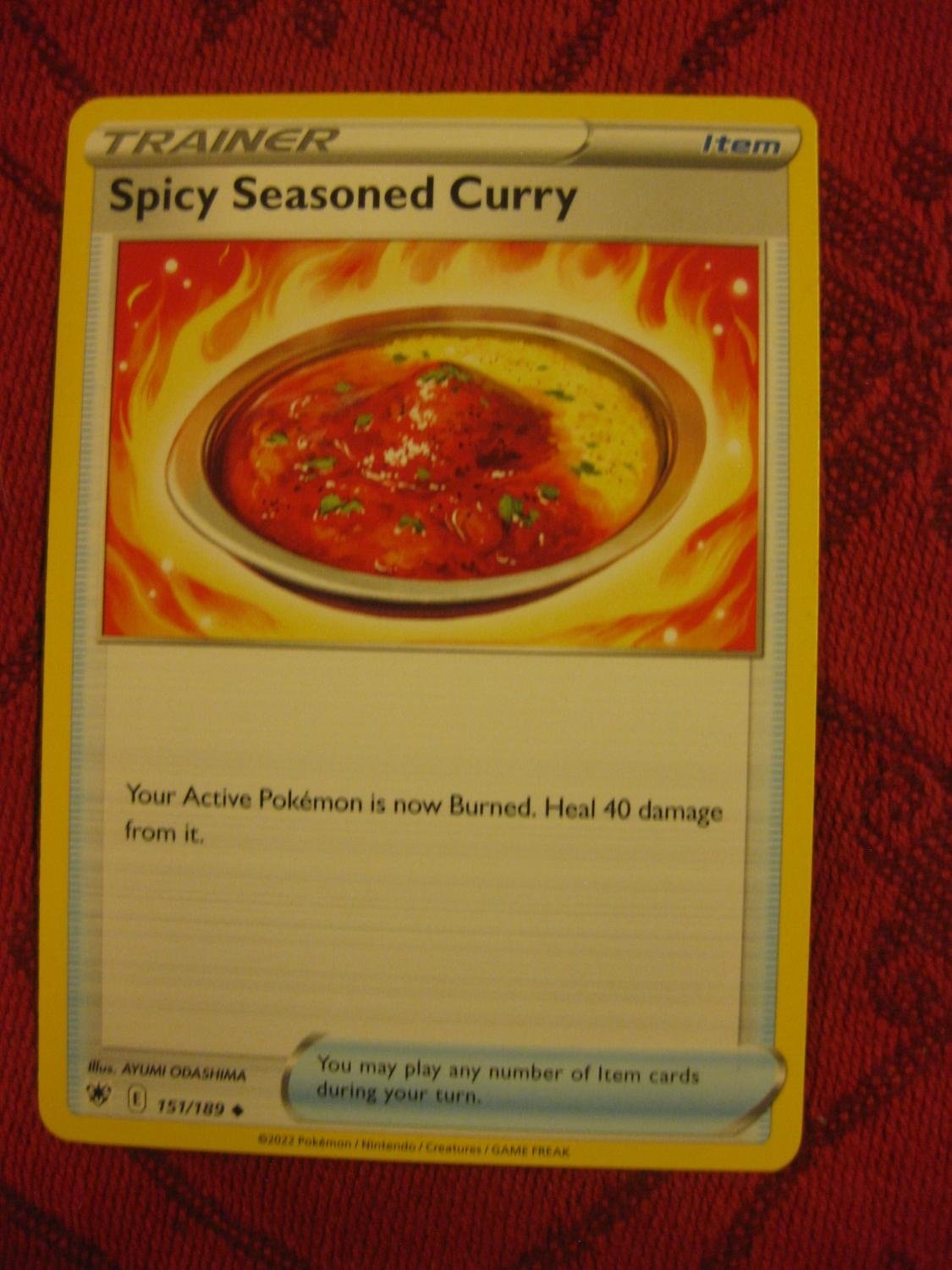 SPICY SEASONED CURRY - POKEMON T.. | Köp från hasse1248 på Tradera ...