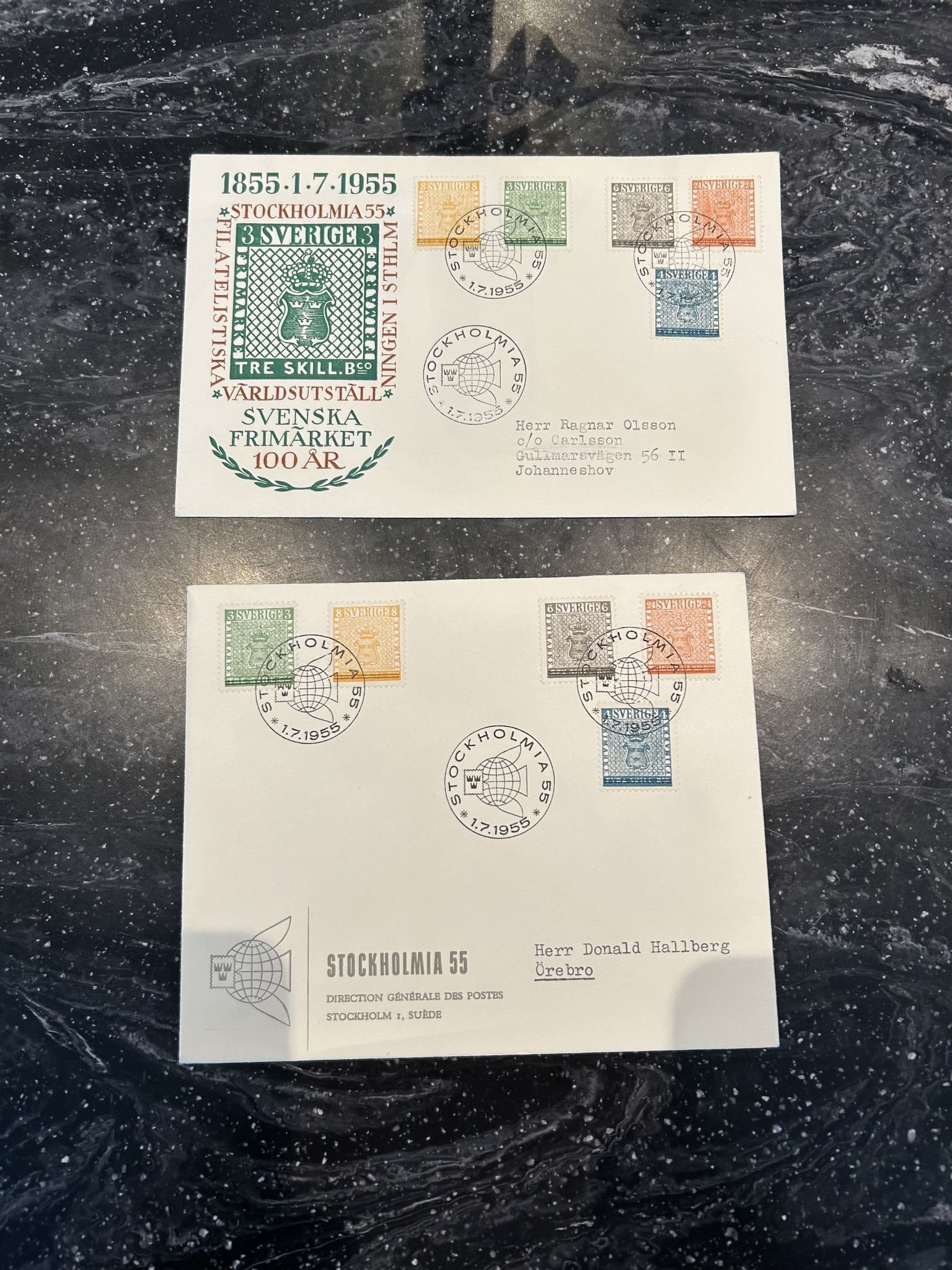 Se produkter som liknar FDC Sverige Vinjett 1955 1/7 .. på Tradera ...