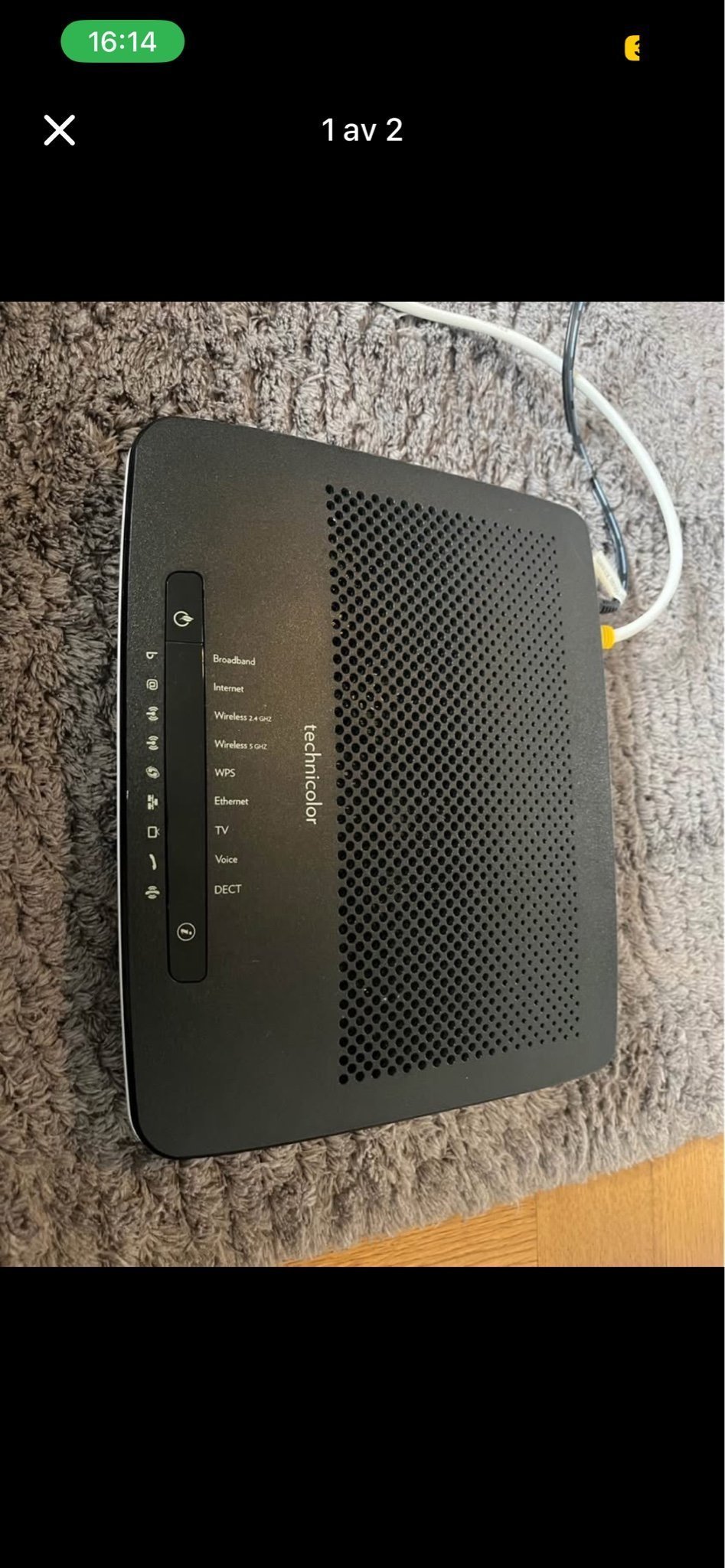 Technicolor Router | Köp på Tradera (713082752)