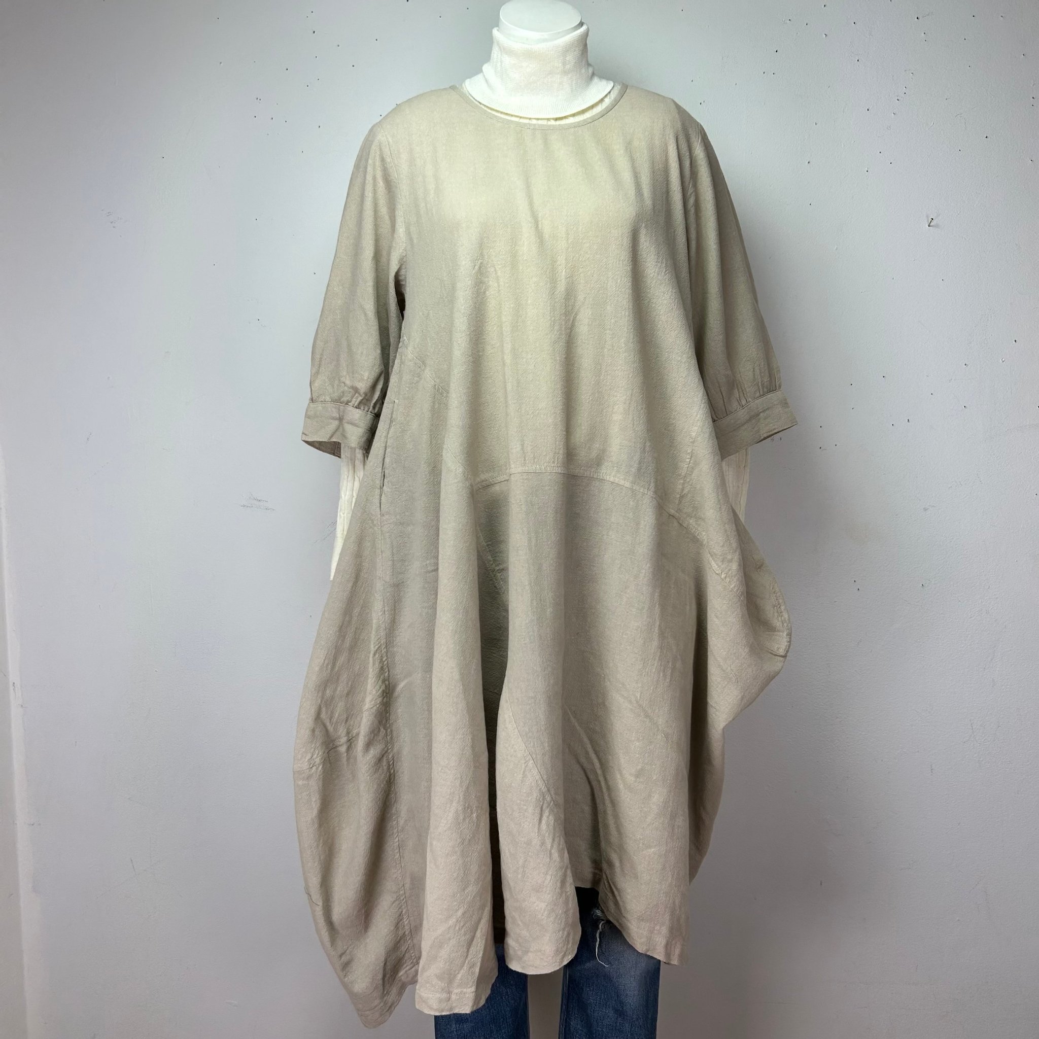 2000s cotton sack dress | Köp på Tradera (698231991)
