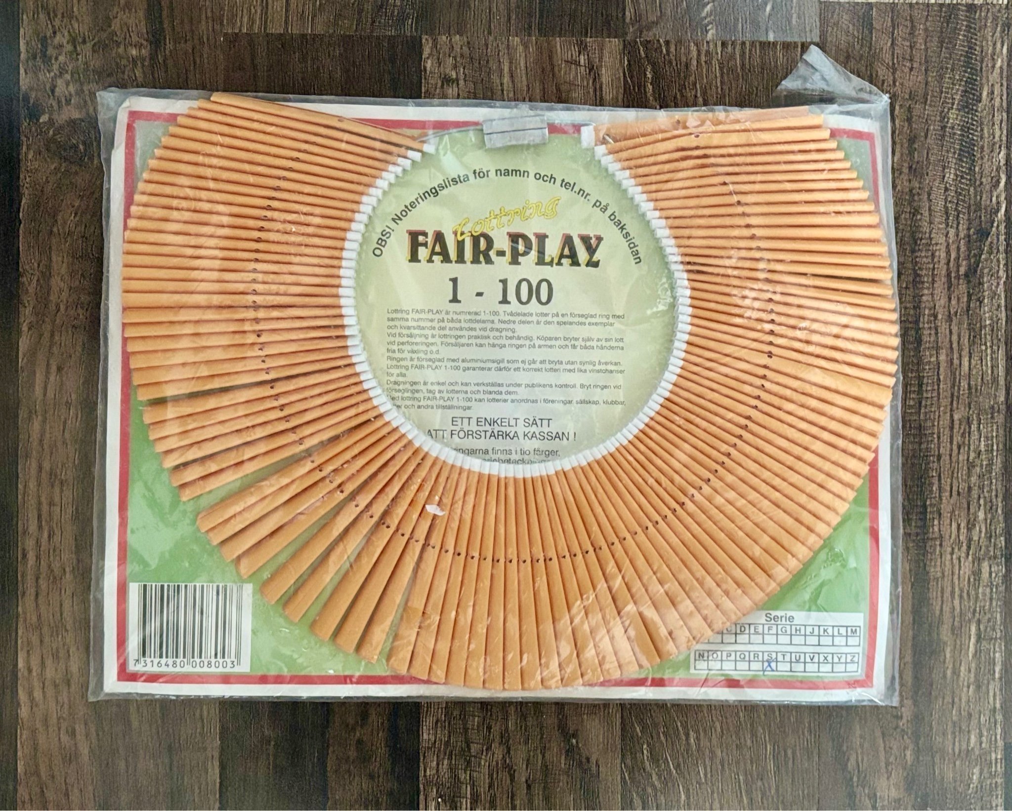 Se produkter som liknar Vintage lottring FAIR-PLAY 1–.. på Tradera ...