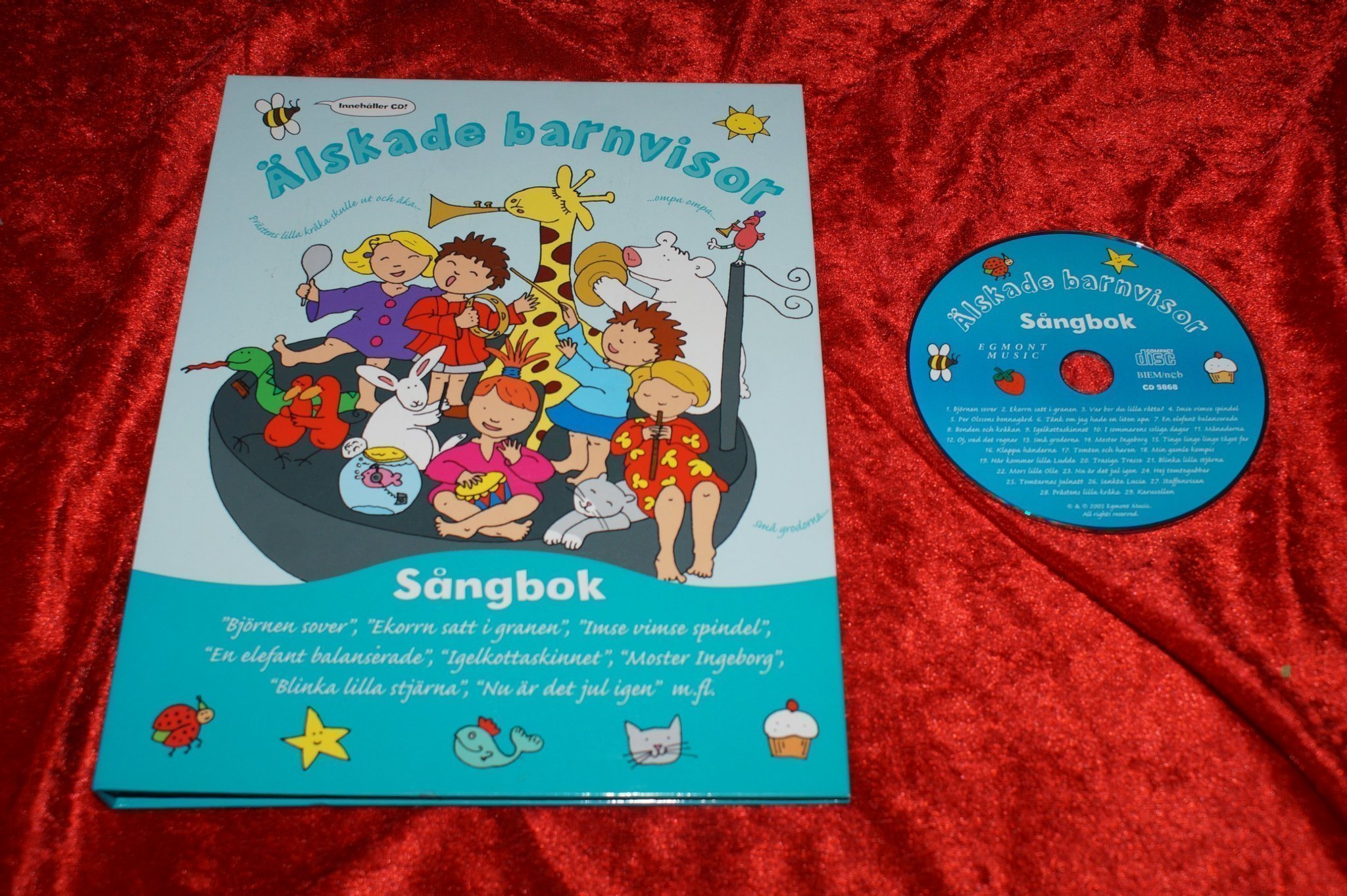 NOSTALGI NYSKICK på ALLT Älskade Barnvisor + CD.. | Köp på Tradera ...