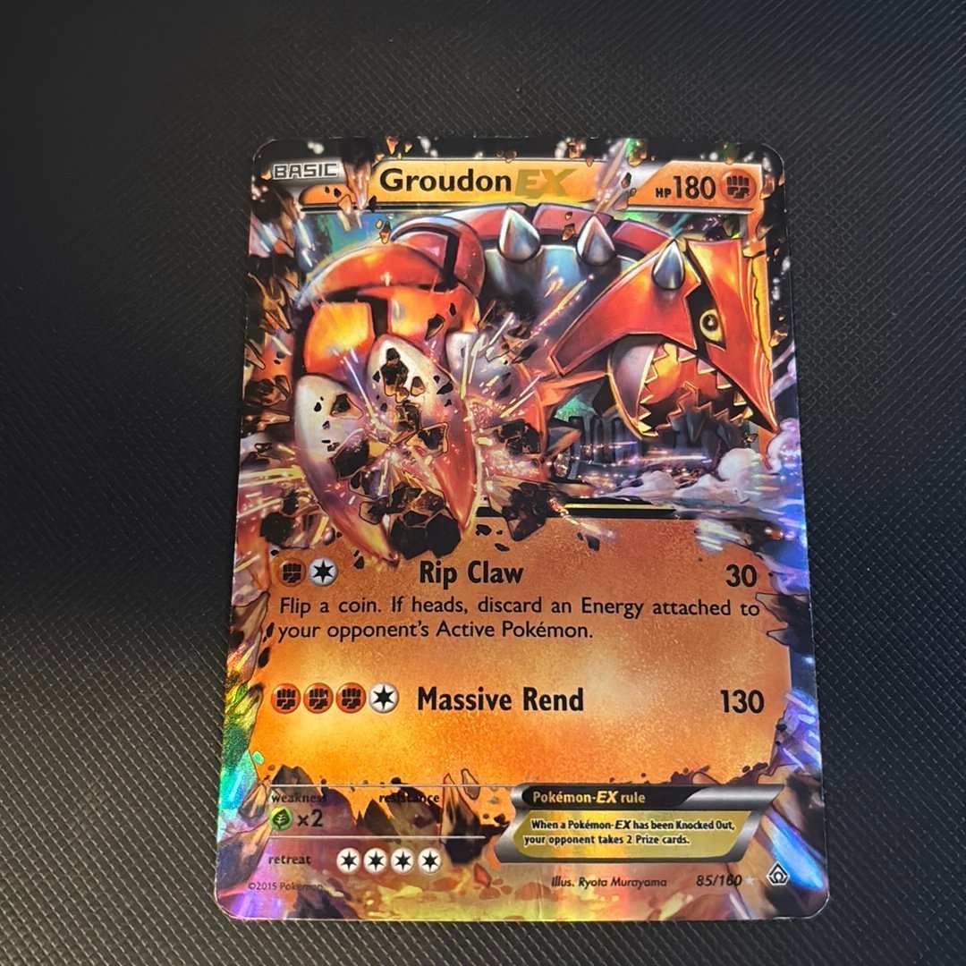 Groudon EX Pokémonkort | Köp på Tradera (711928386)