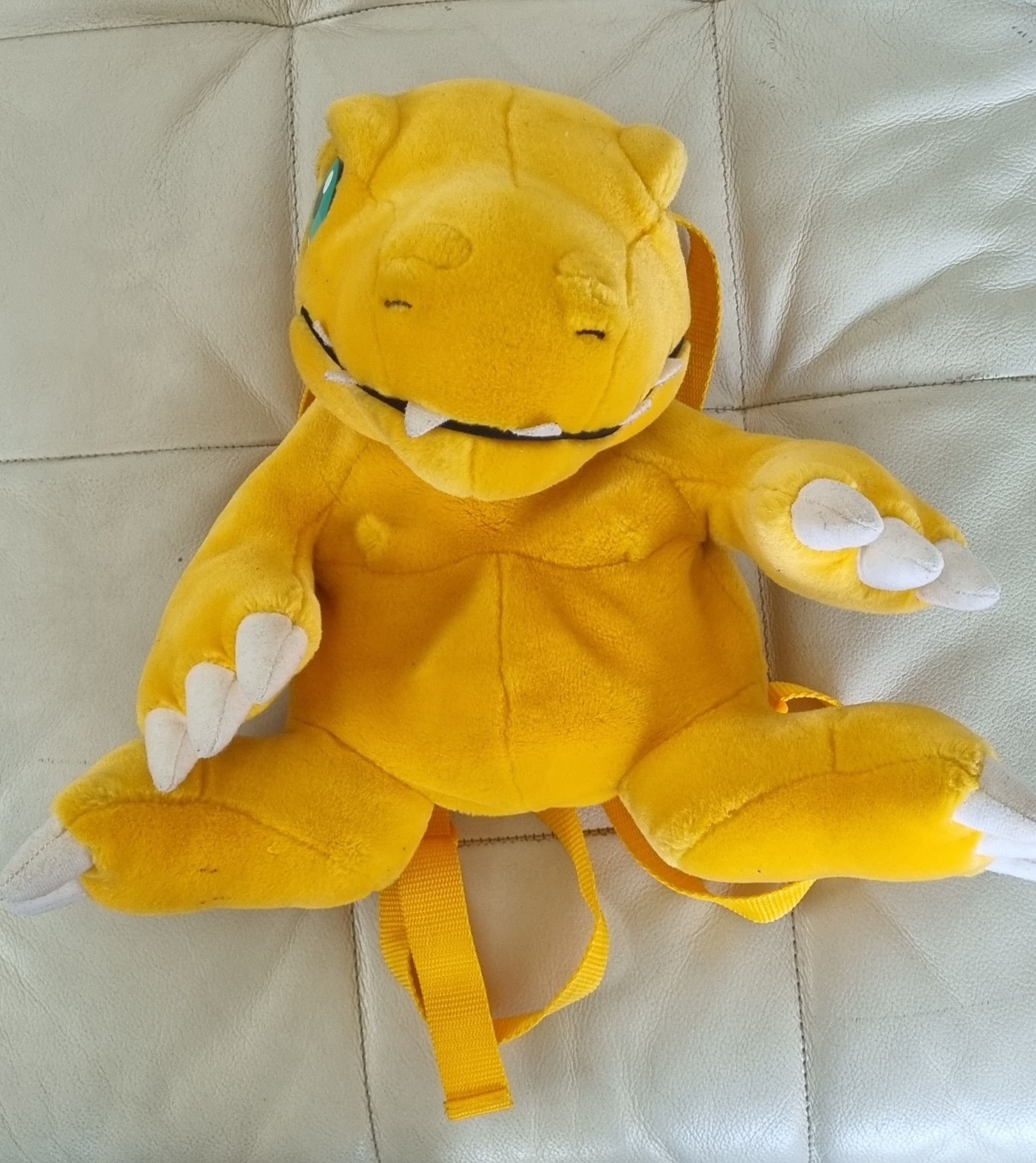 Digimon Agumon Bandai Plush Backpack Ryggsäck R.. | Köp på Tradera ...