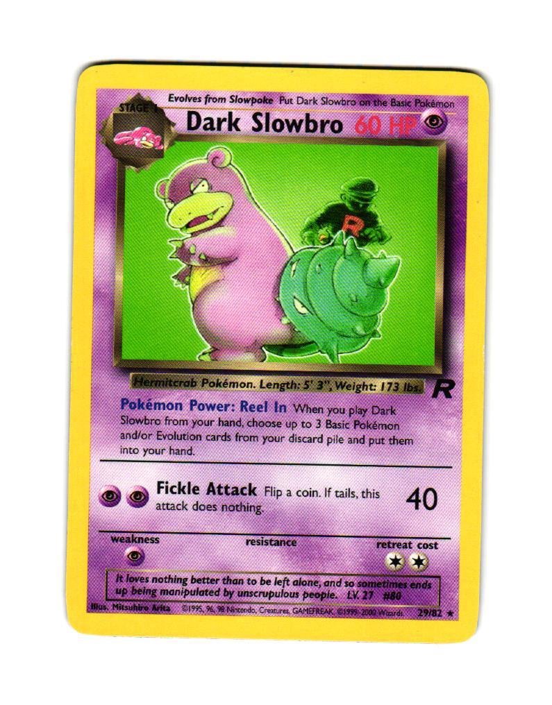 Dark Slowbro Rare 29/82 Team Ro.. | Köp från RaCardShop på Tradera ...