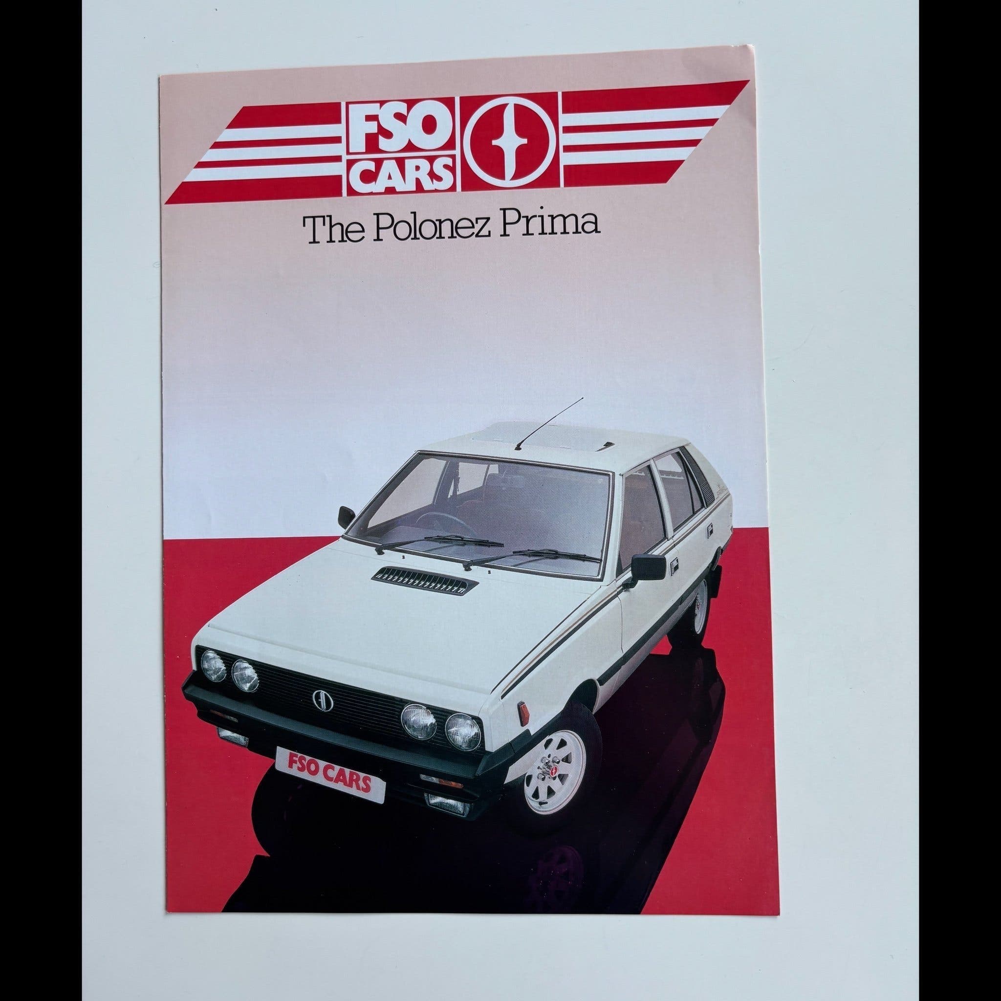 Se produkter som liknar FOS Cars Polonez Prima broschyr på Tradera ...