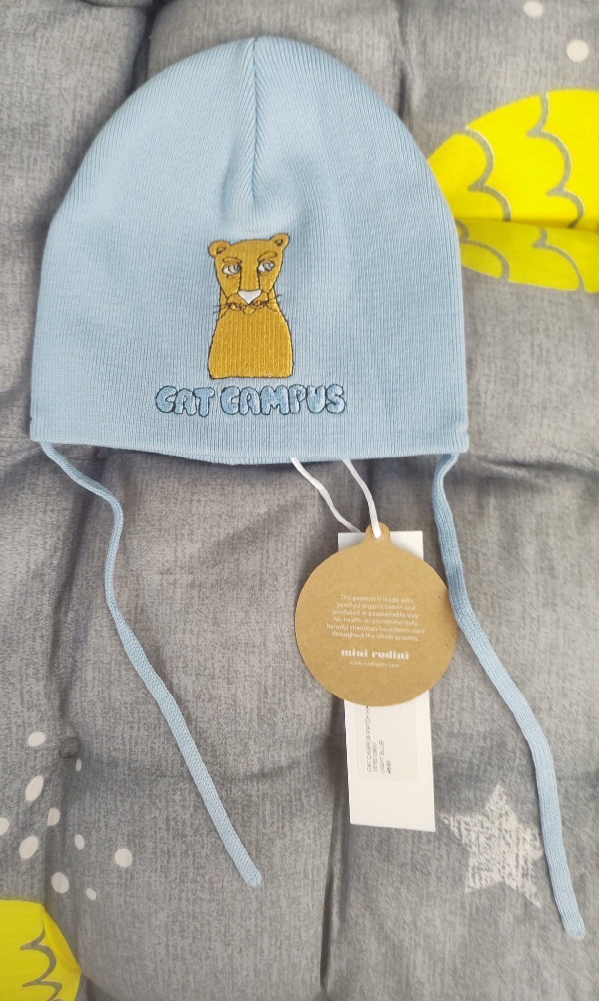 Ny! Mini Rodini ljusblå mössa, storlek 48/50 | Köp på Tradera (708078083)