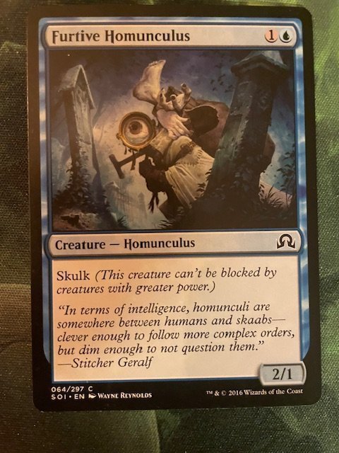 Furtive Homunculus Magic The Gathering Card | Köp på Tradera (712115222)