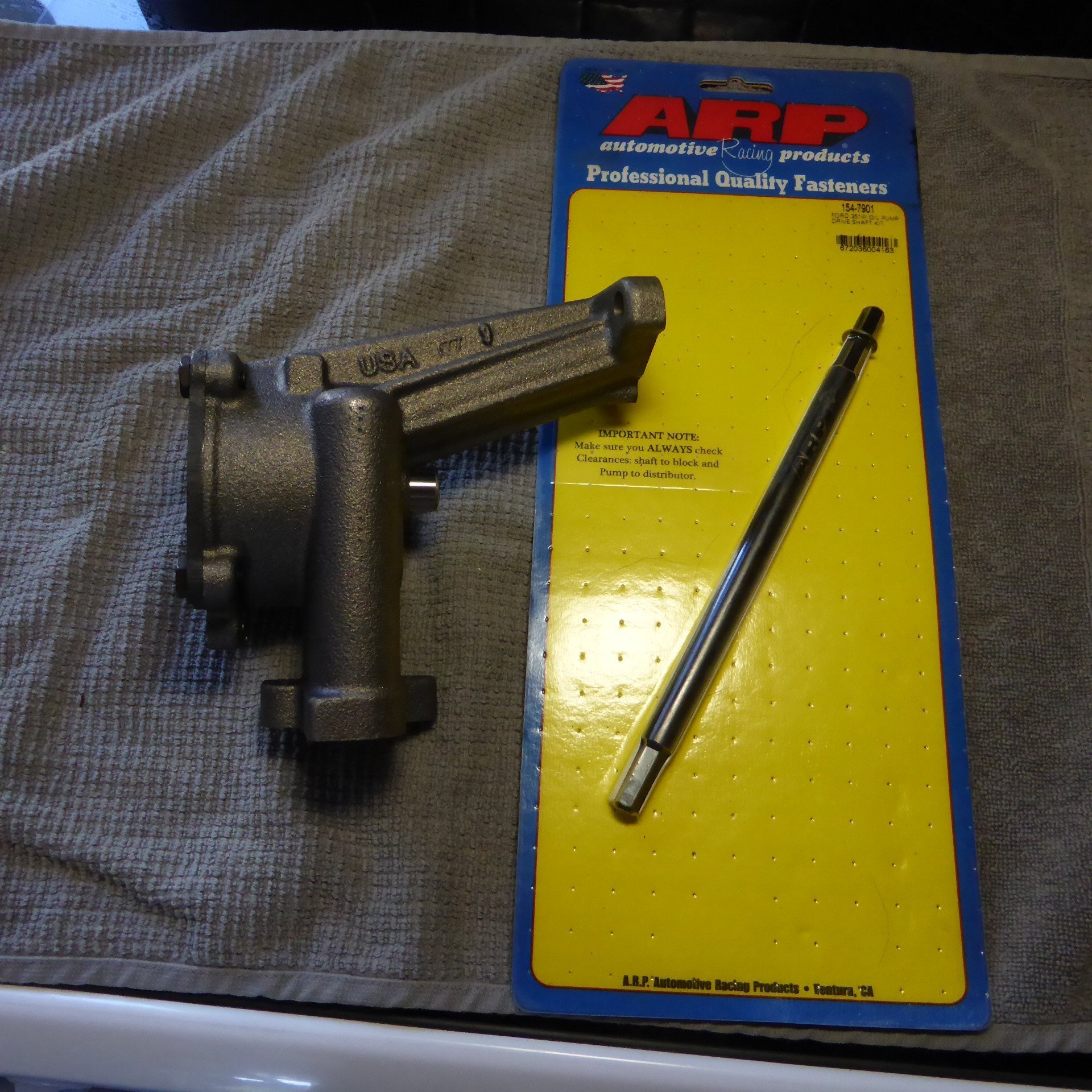 Ford 351W v8 Oljepump melling o ARP Oljepumpsax.. | Köp på Tradera ...