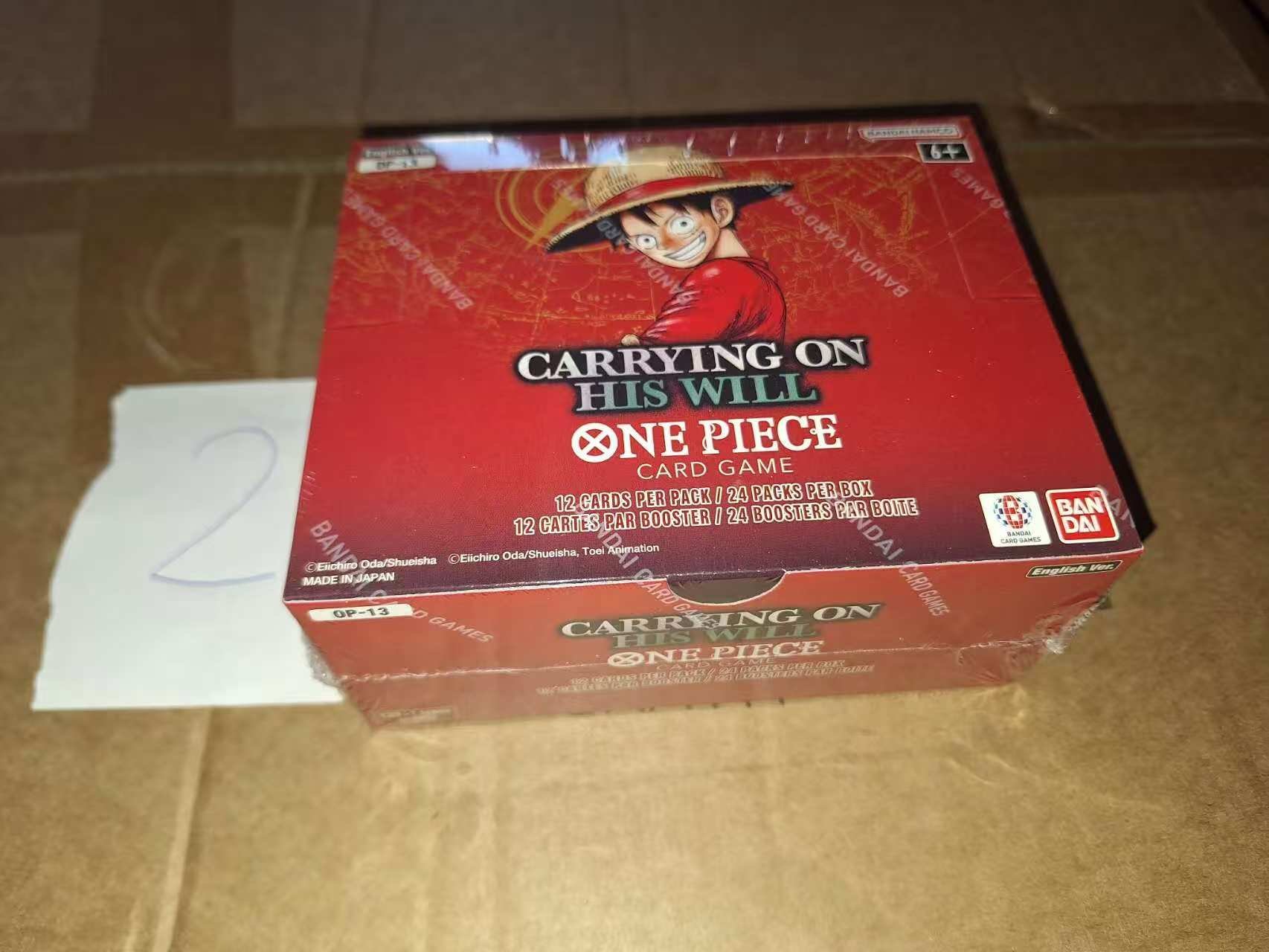 One Piece Card Game - Carrying On His Will OP-1.. | Köp på Tradera ...