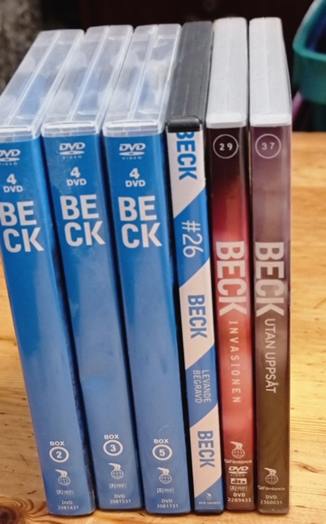 Beck DVD Box 2, 3, 5 och film 26, 29, 37. | Köp på Tradera (712906303)
