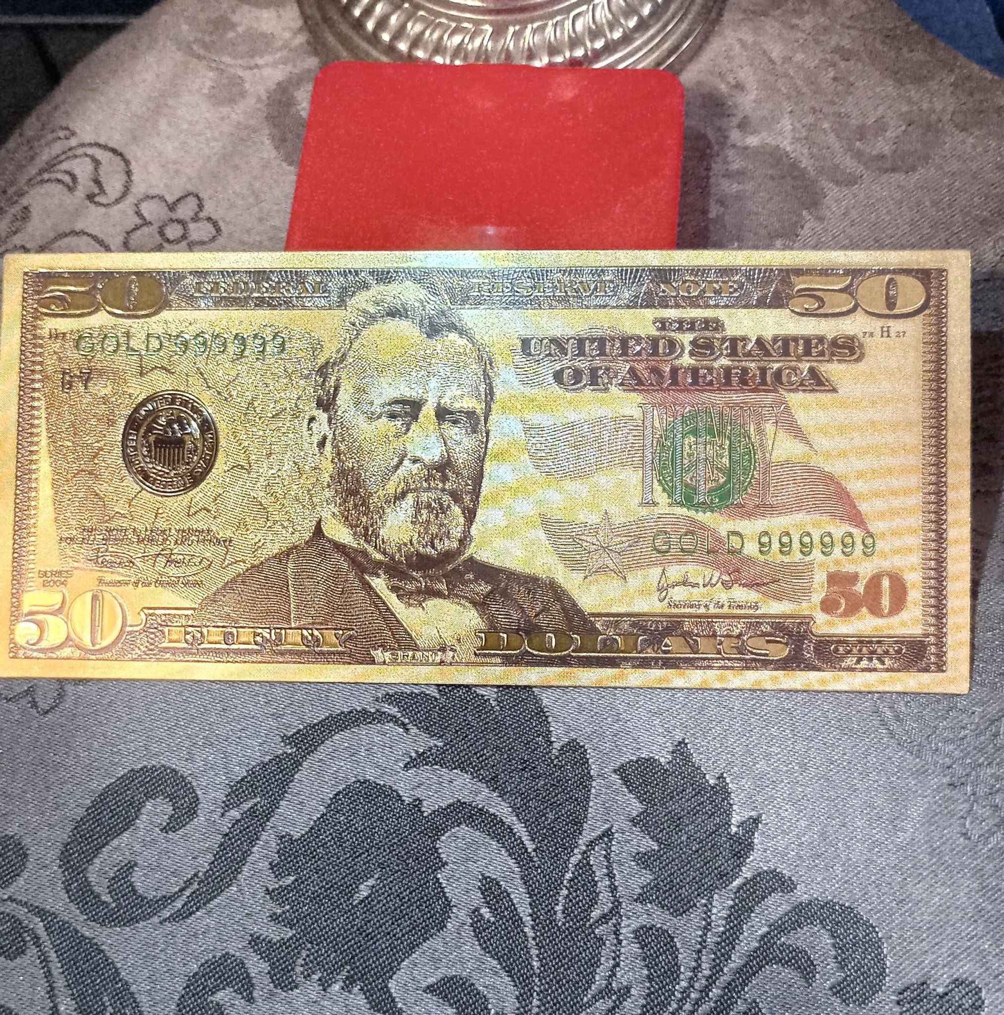 Se produkter som liknar Golden Foil 50 Dollar Sedel. .. på Tradera ...