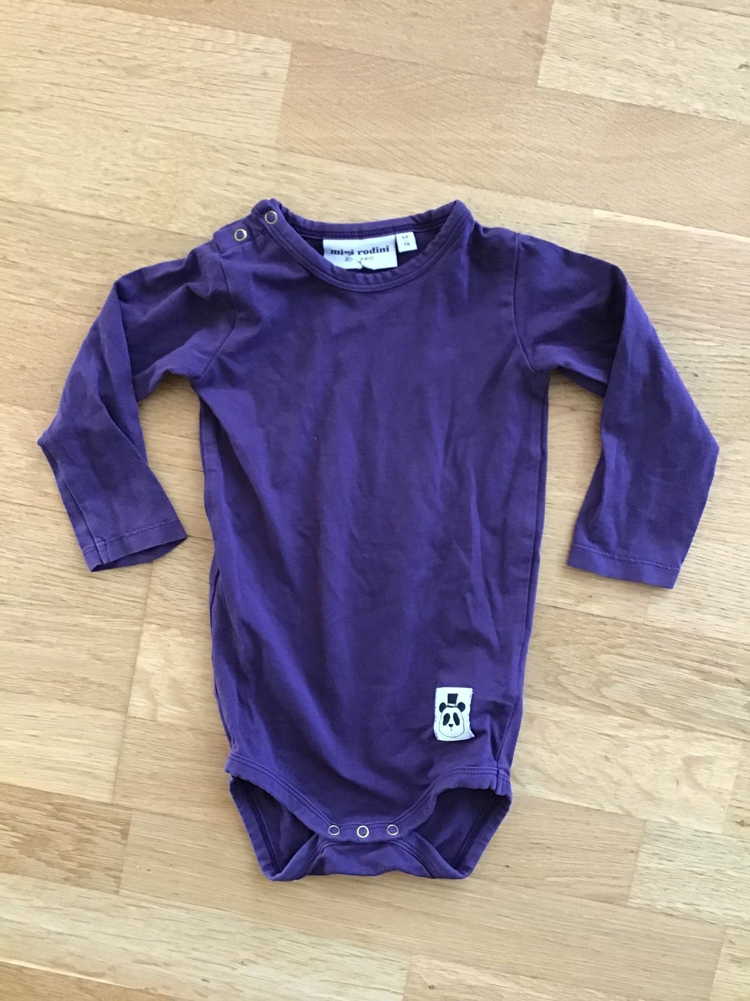Mini Rodini 68/74 lila basic body | Köp på Tradera (693508719)