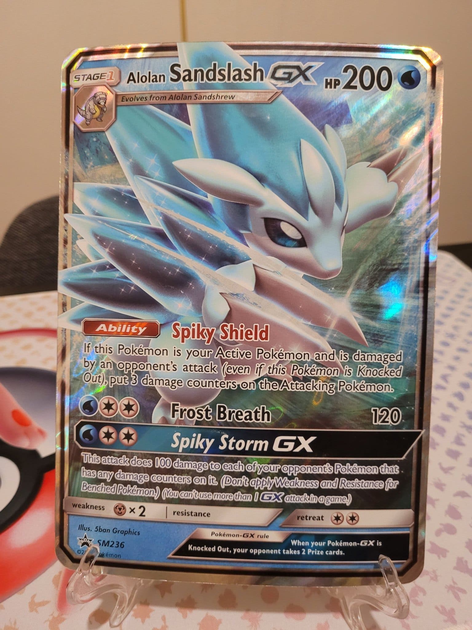 Se produkter som liknar JUMBO Sandslash GX Alolan Pok.. på Tradera ...