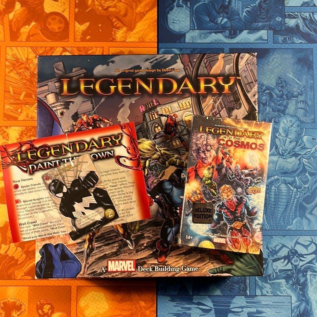 Se produkter som liknar Legendary Marvel Deck Buildin.. på Tradera ...