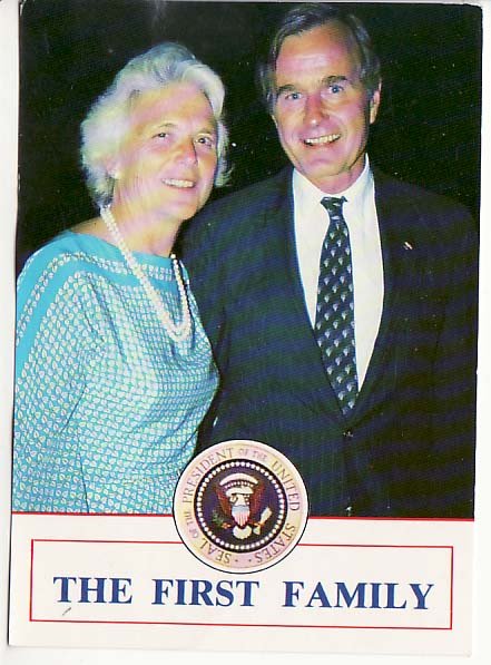 Thr first family. George W. and Barbara Pierce .. | Köp på Tradera ...