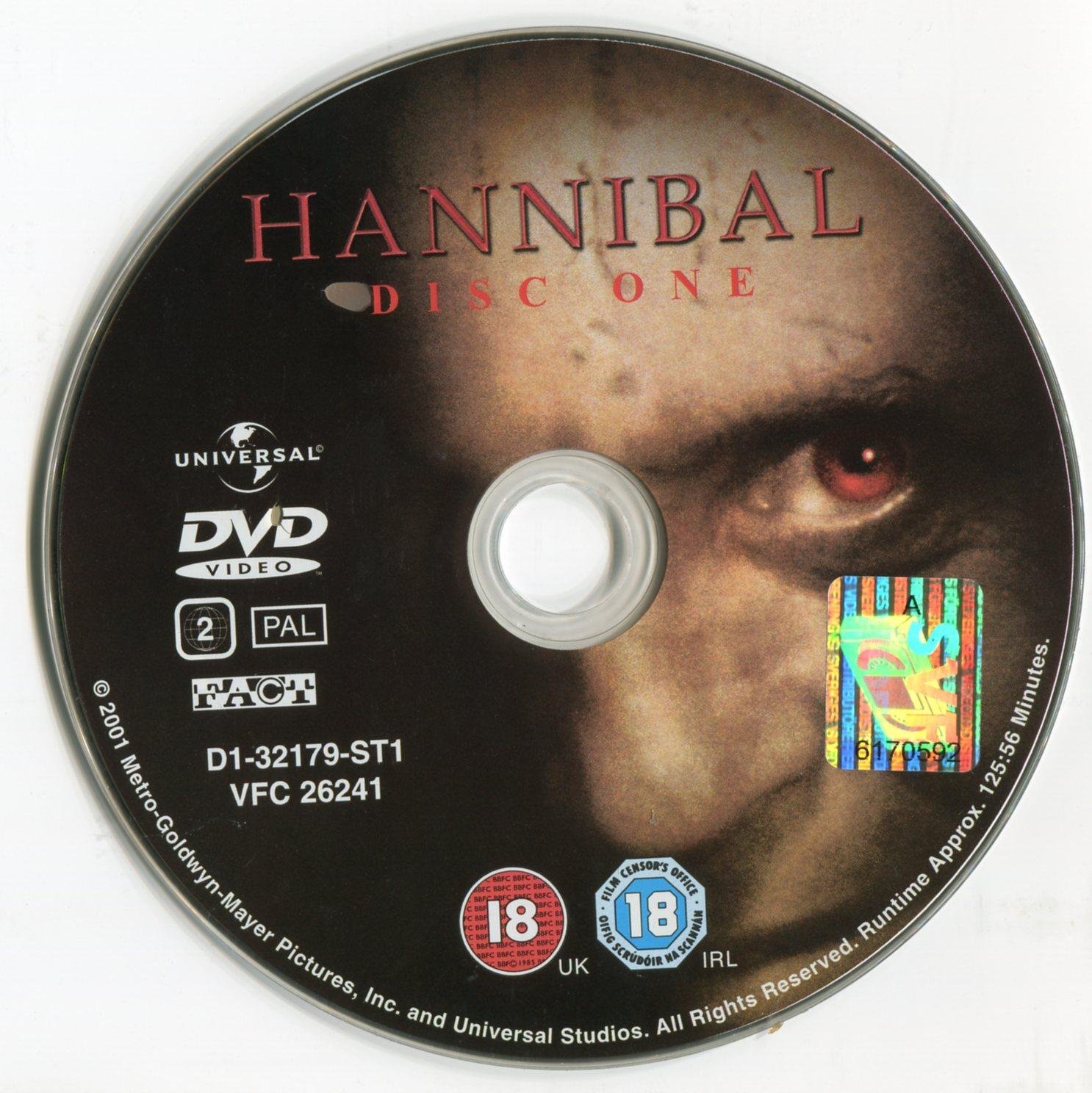Hannibal 2001 Dvd