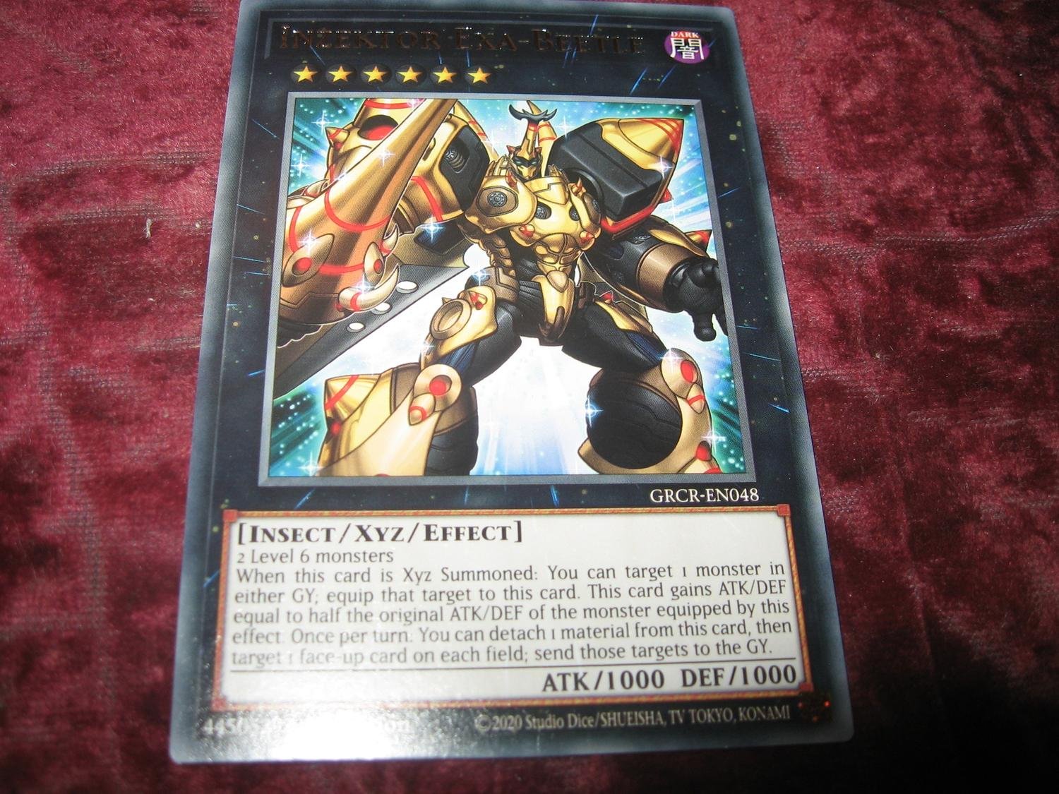 YU-GI-OH INZEKTOR EXA-BEETLE GRCR-EN048 | Köp på Tradera (589475182)