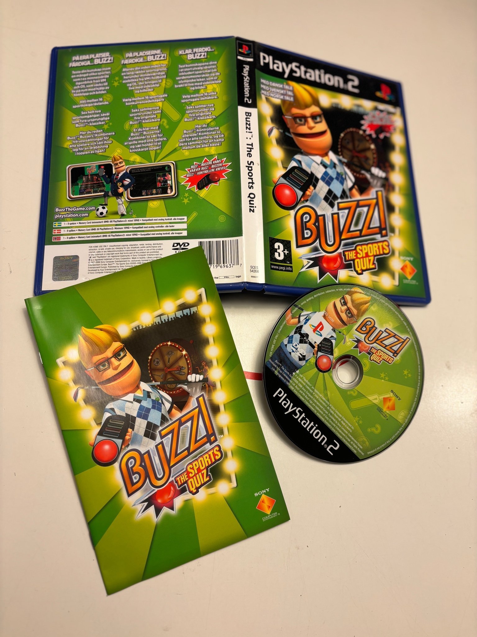 Buzz The Sports Quiz Svensk SE SWE Såld PS2 Pla.. | Köp på Tradera ...