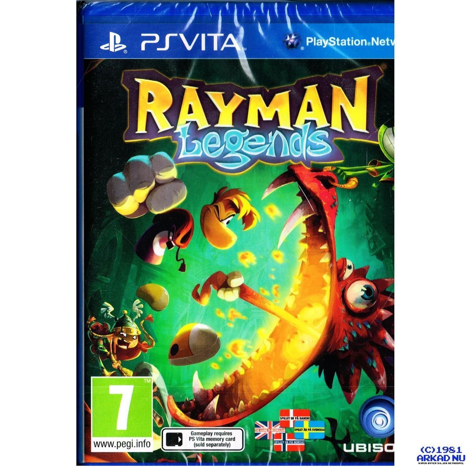 RAYMAN LEGENDS PS VITA SVENSK UTGÅ.. | Köp från arkadnu på Tradera ...