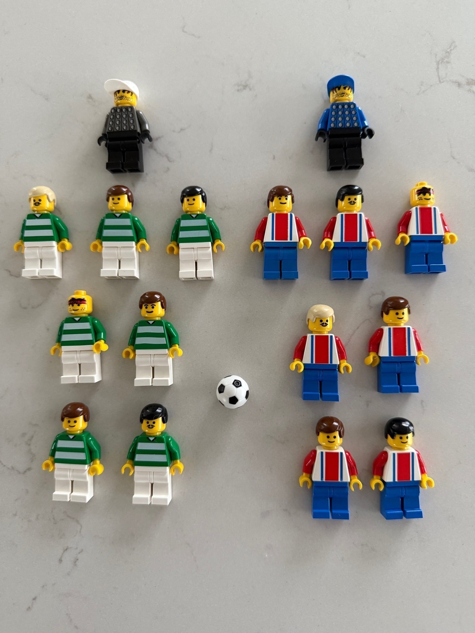 Lego fotboll 3409 3410 Fotbollslag med Spelare .. | Köp på Tradera ...