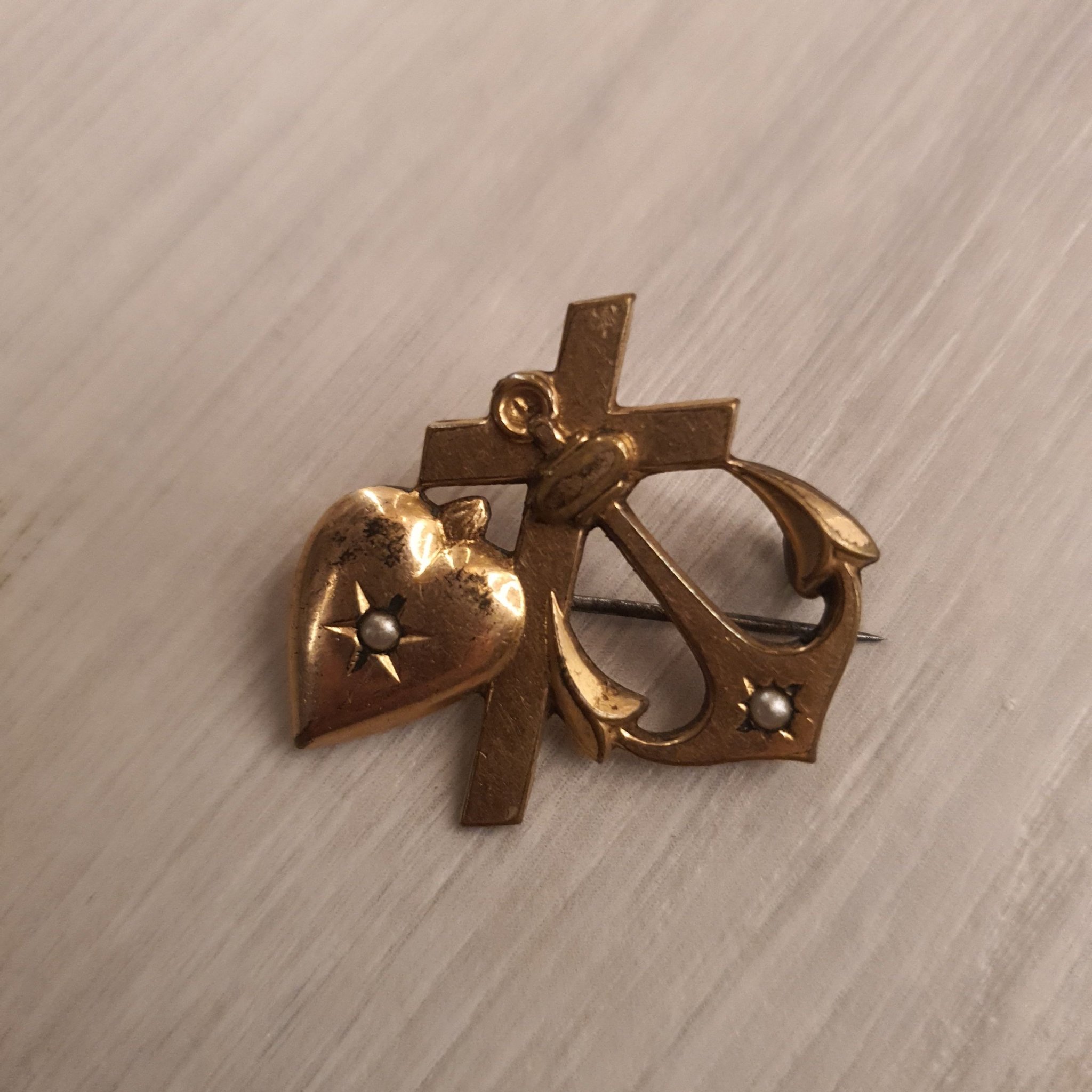 Vintage antik brosch tro hopp o.. | Köp från Vonvintage på Tradera ...