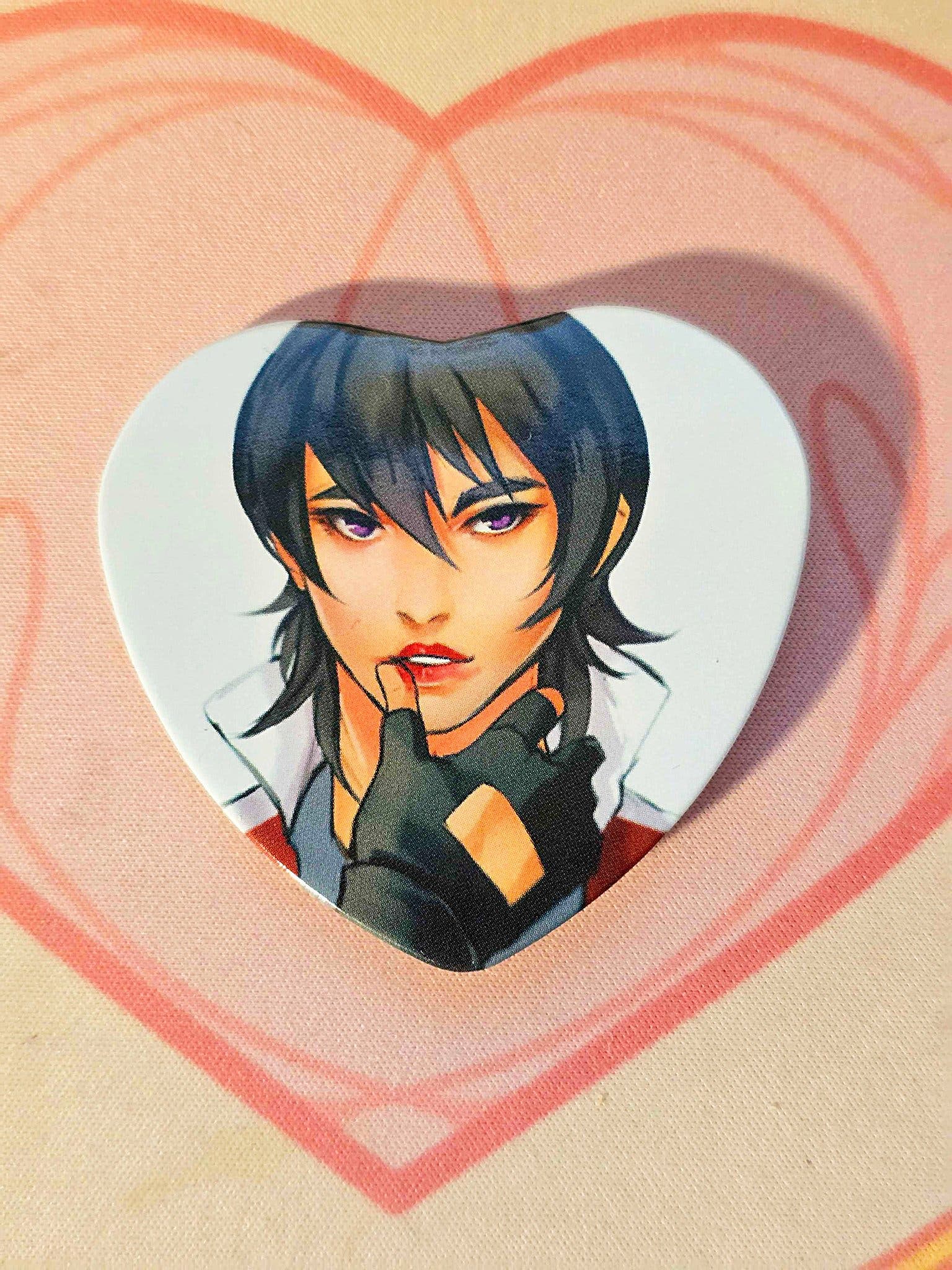 Voltron: Legendary Defender Keith Heart Badge | Köp på Tradera (716604916)