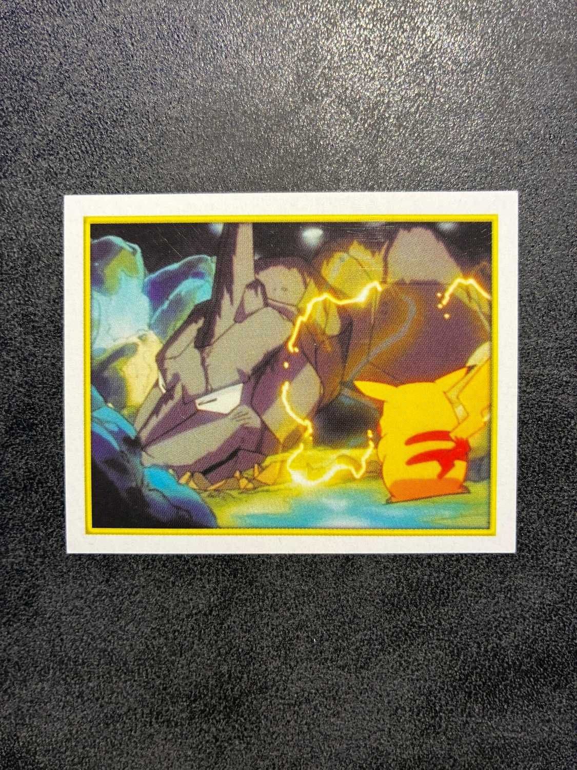 #33 Pikachu & Onix - Sticker - Nintendo Merlin .. | Köp på Tradera ...