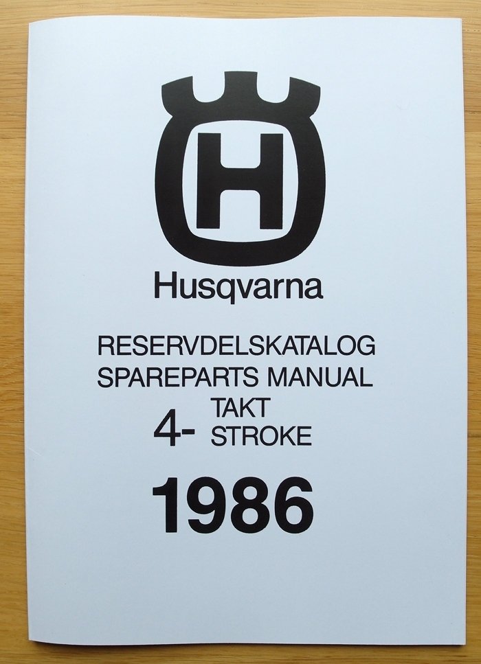 Reservdelskatalog HVA 4-takt Cross.. | Köp från UT-Data på Tradera ...