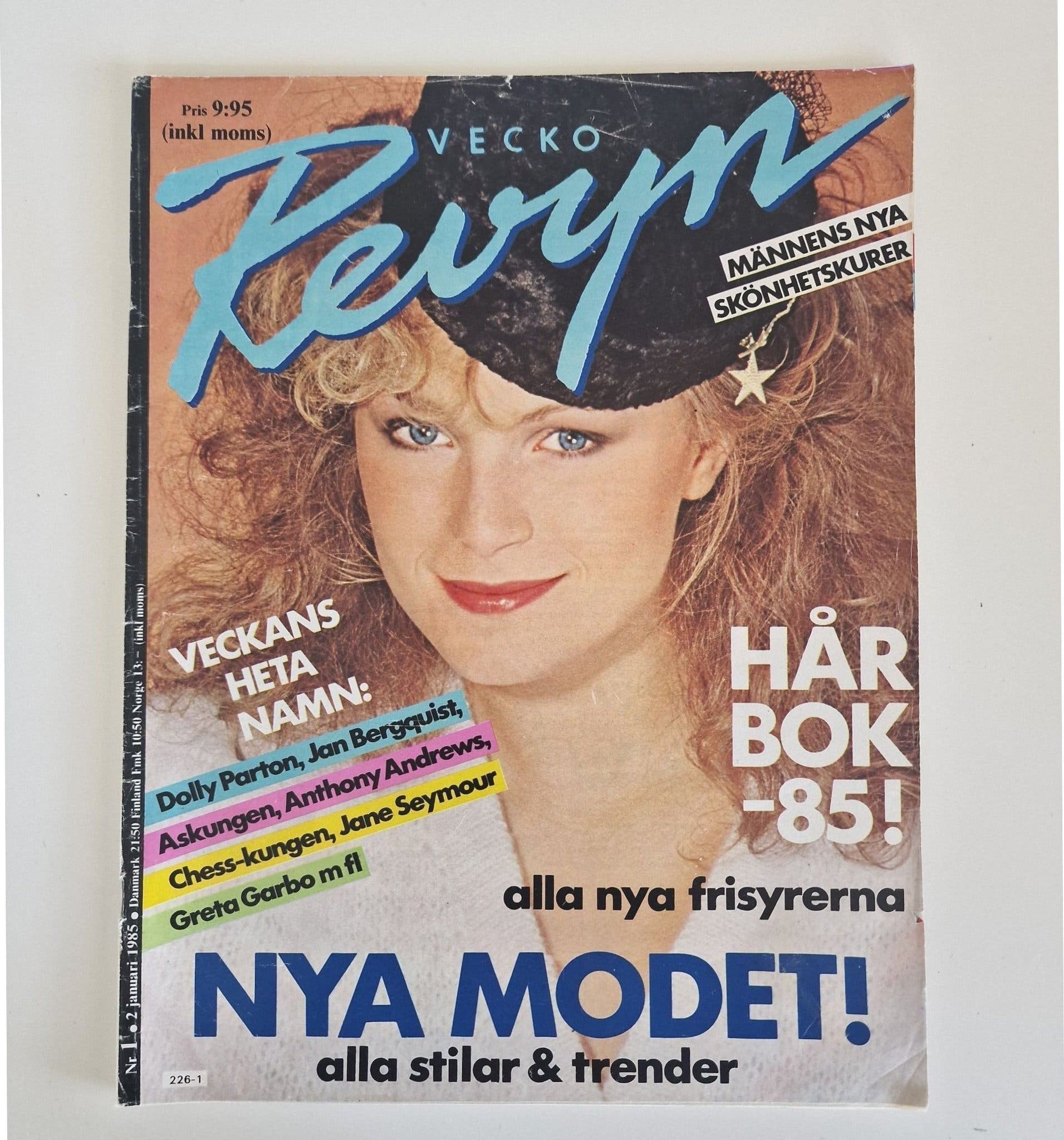 Se produkter som liknar Vecko Revyn tidning nr 1 1985.. på Tradera ...