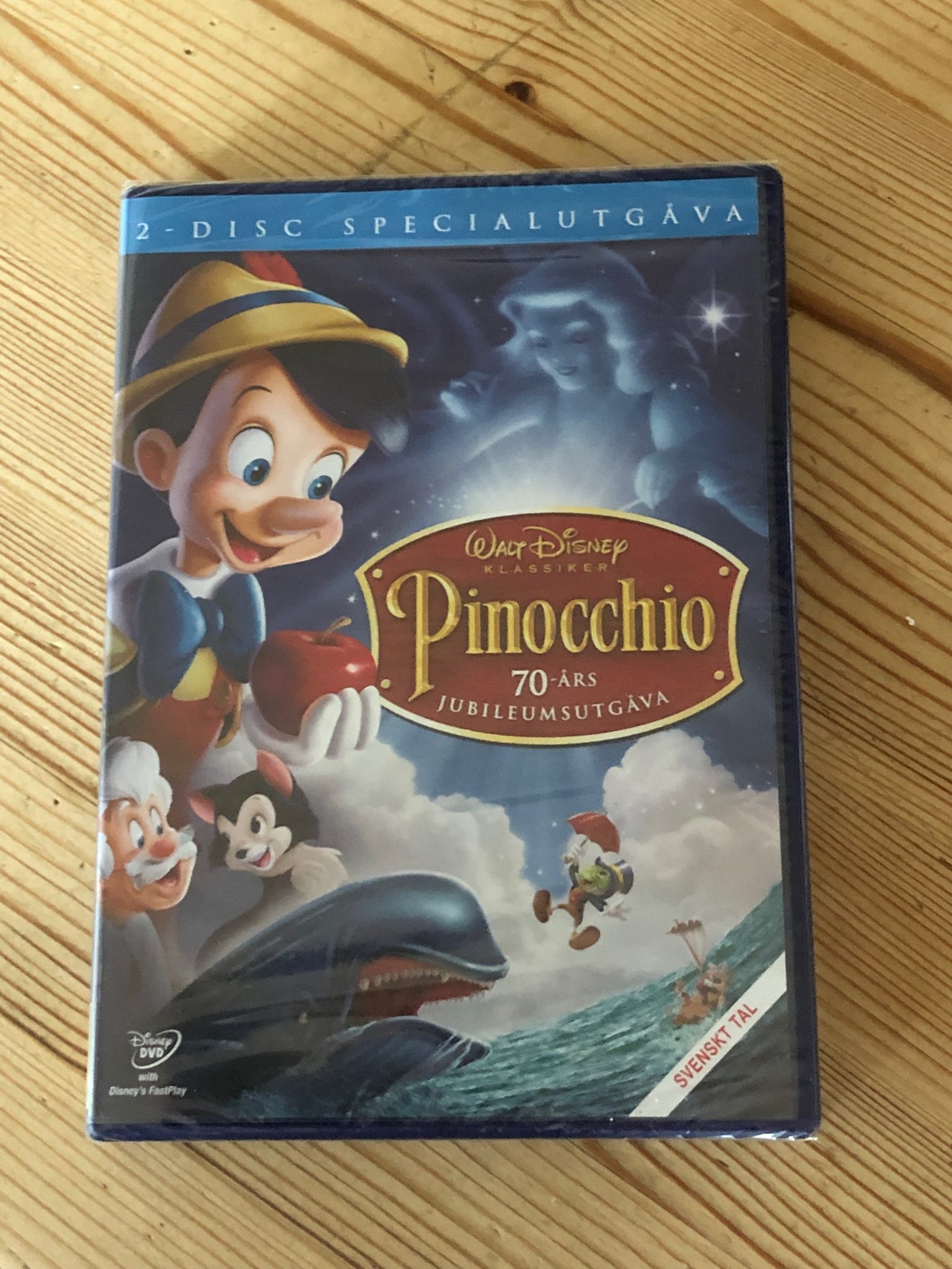 Walt Disney DVD Pinocchio svenskt tal | Köp på Tradera (529519470)