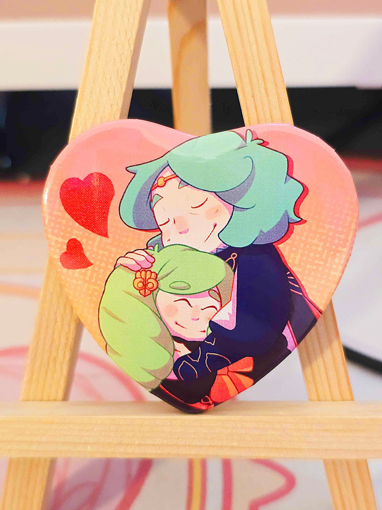 Fire Emblem: Three Houses Seteth & Flayn Heart .. | Köp på Tradera ...