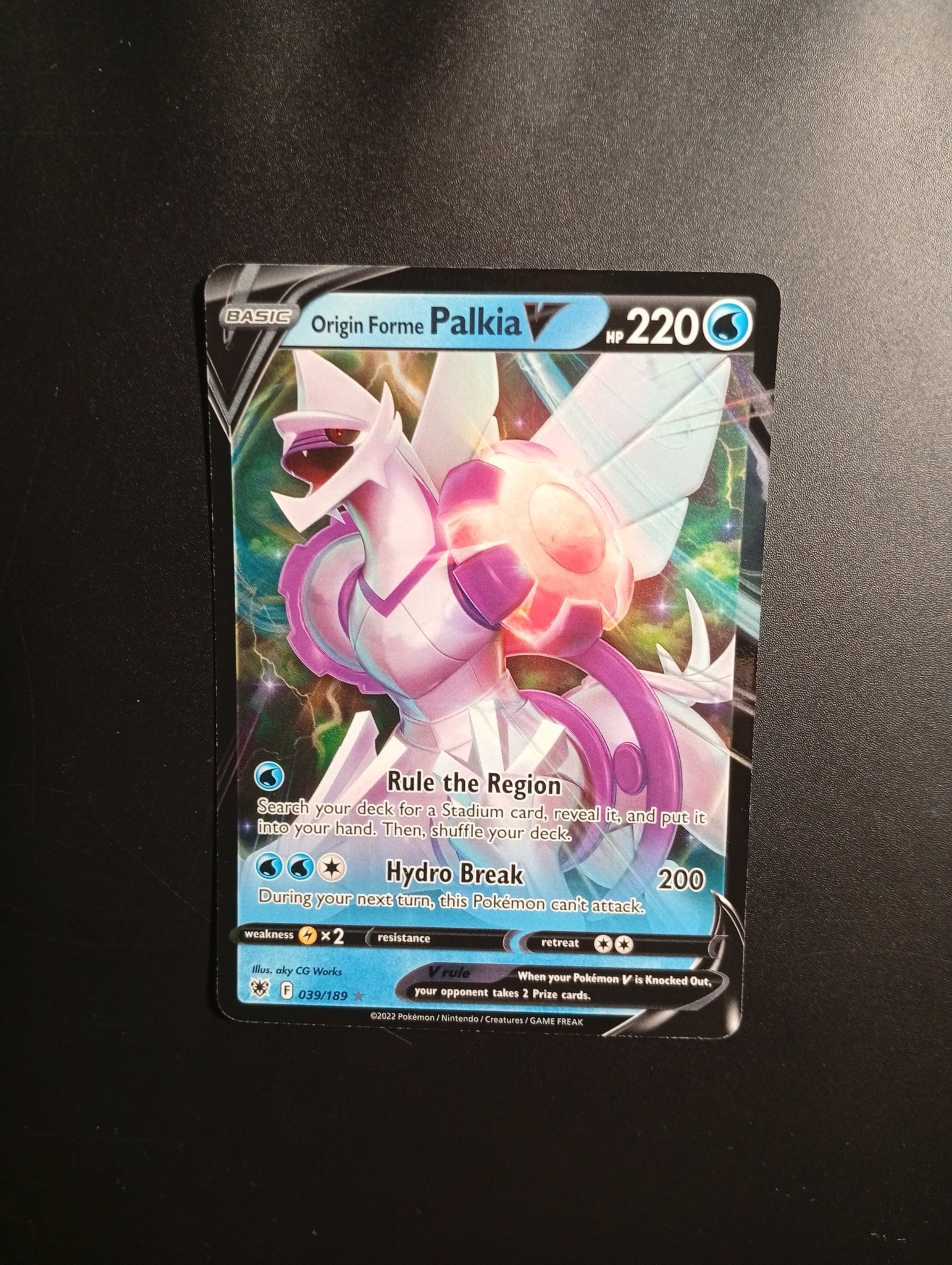 Se produkter som liknar Pokemon - Origin Forme Palkia V på Tradera ...