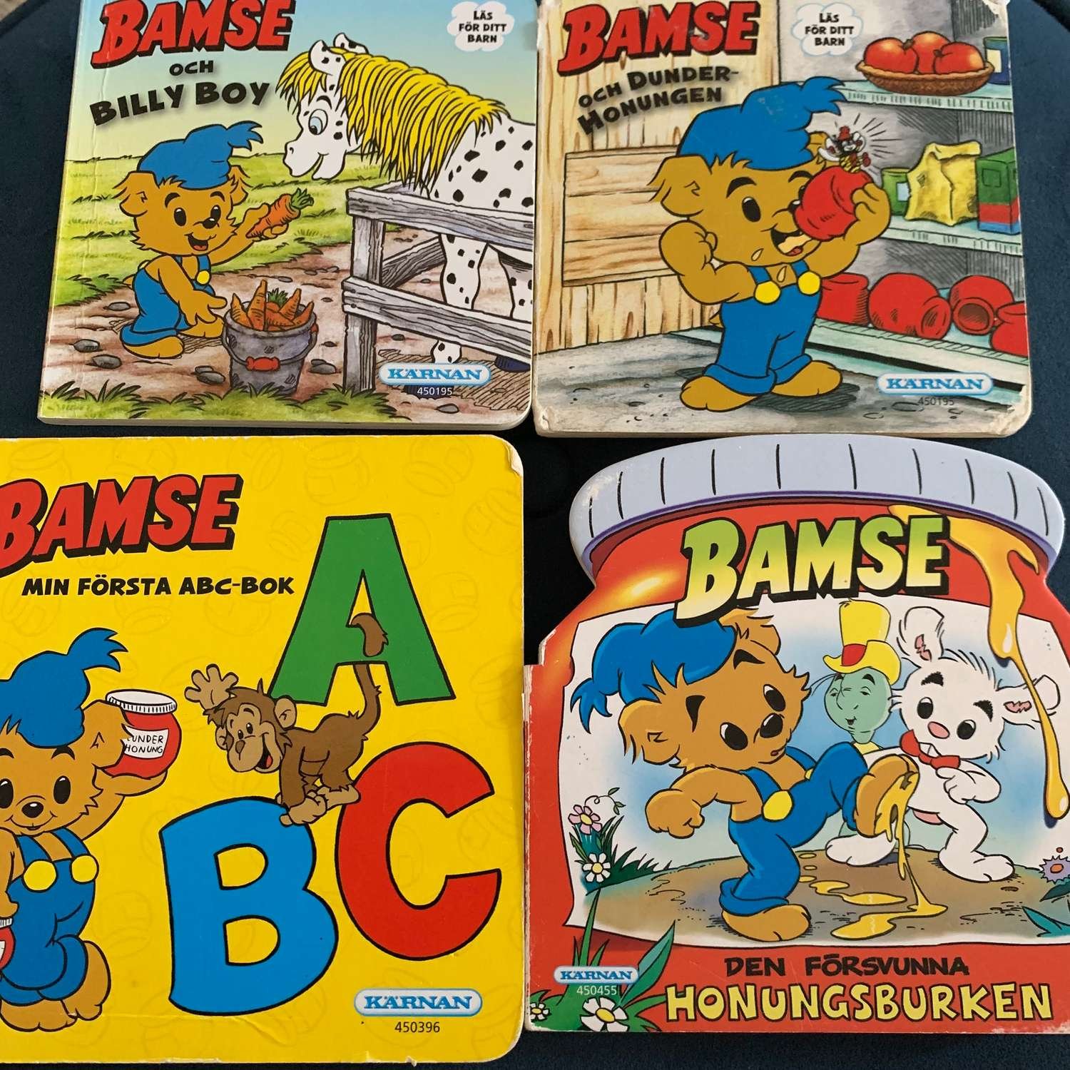 Ett set med fyra Bamse böcker: | Köp från ANTIKERA.MERA på Tradera (665786181)