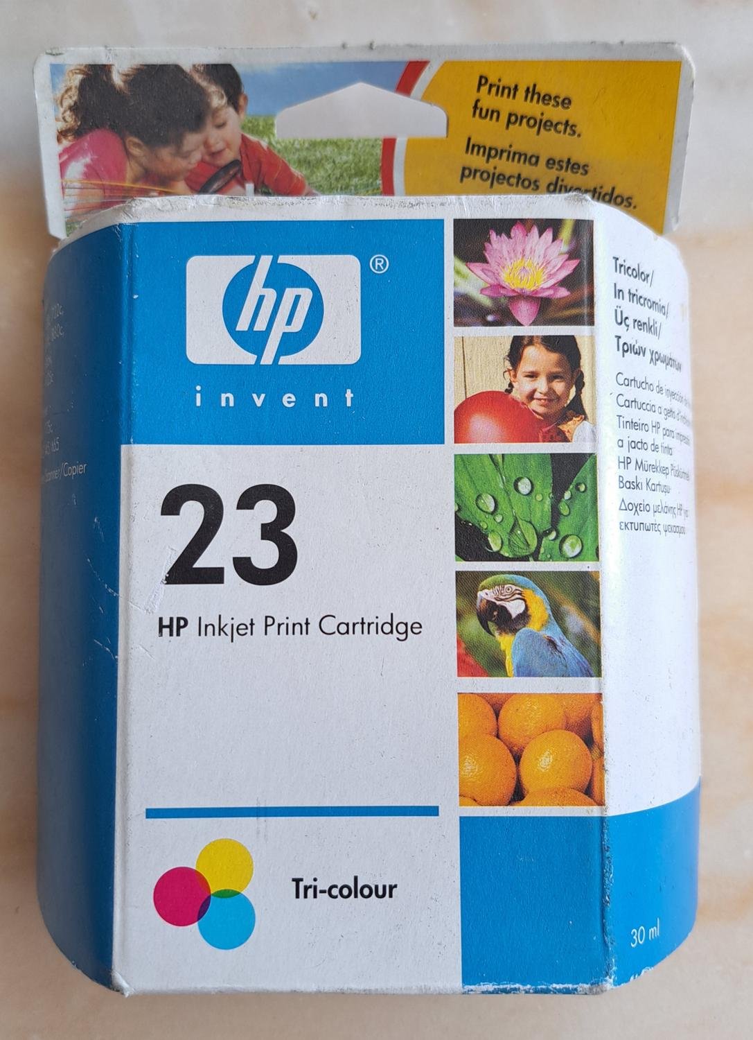 Genuine HP 23 tri color ink cartridge EXPIRED | Köp på Tradera (599329802)